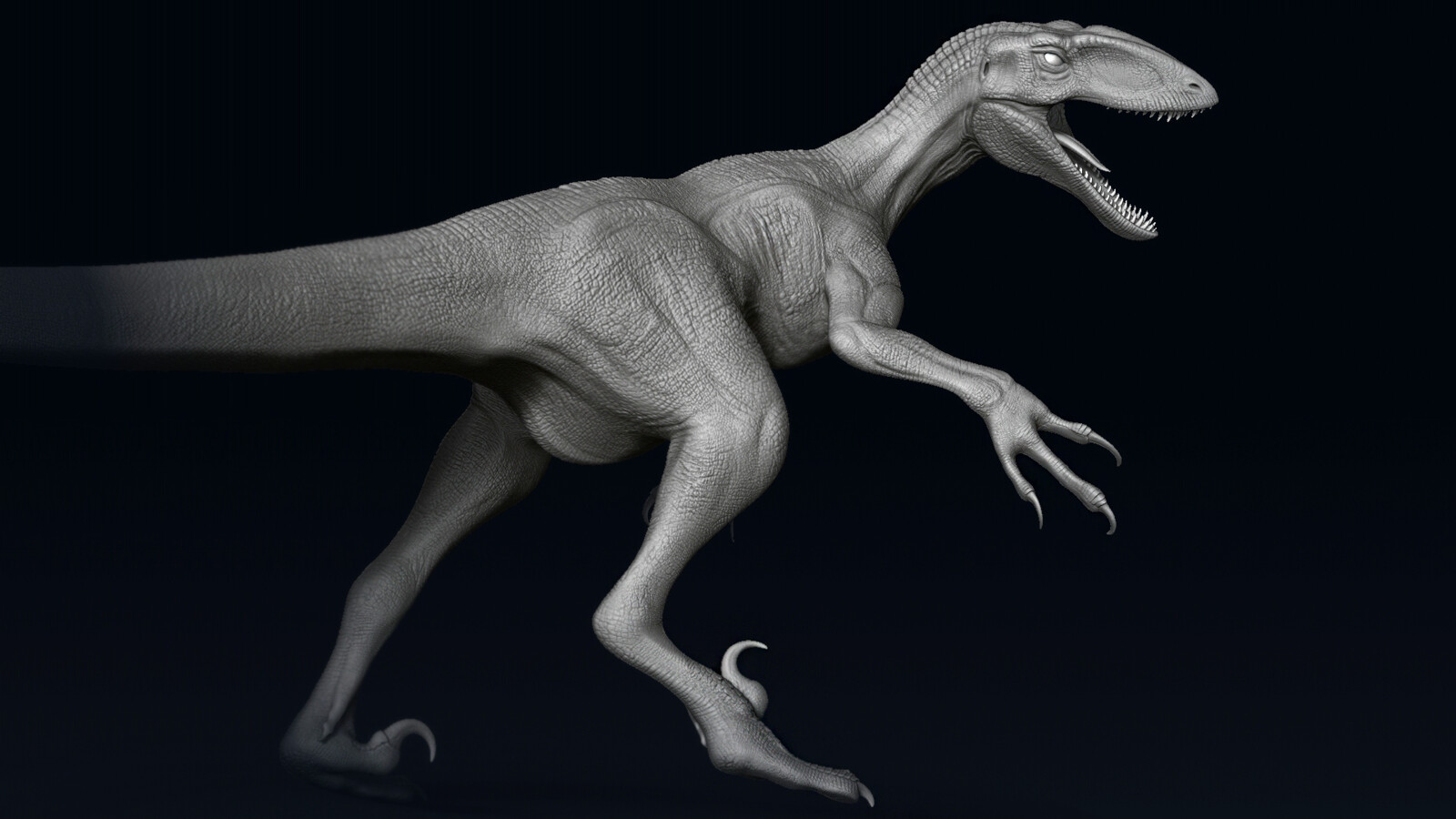 Kevin Stumme - Dromaeosaur - Zbrush Sculpt