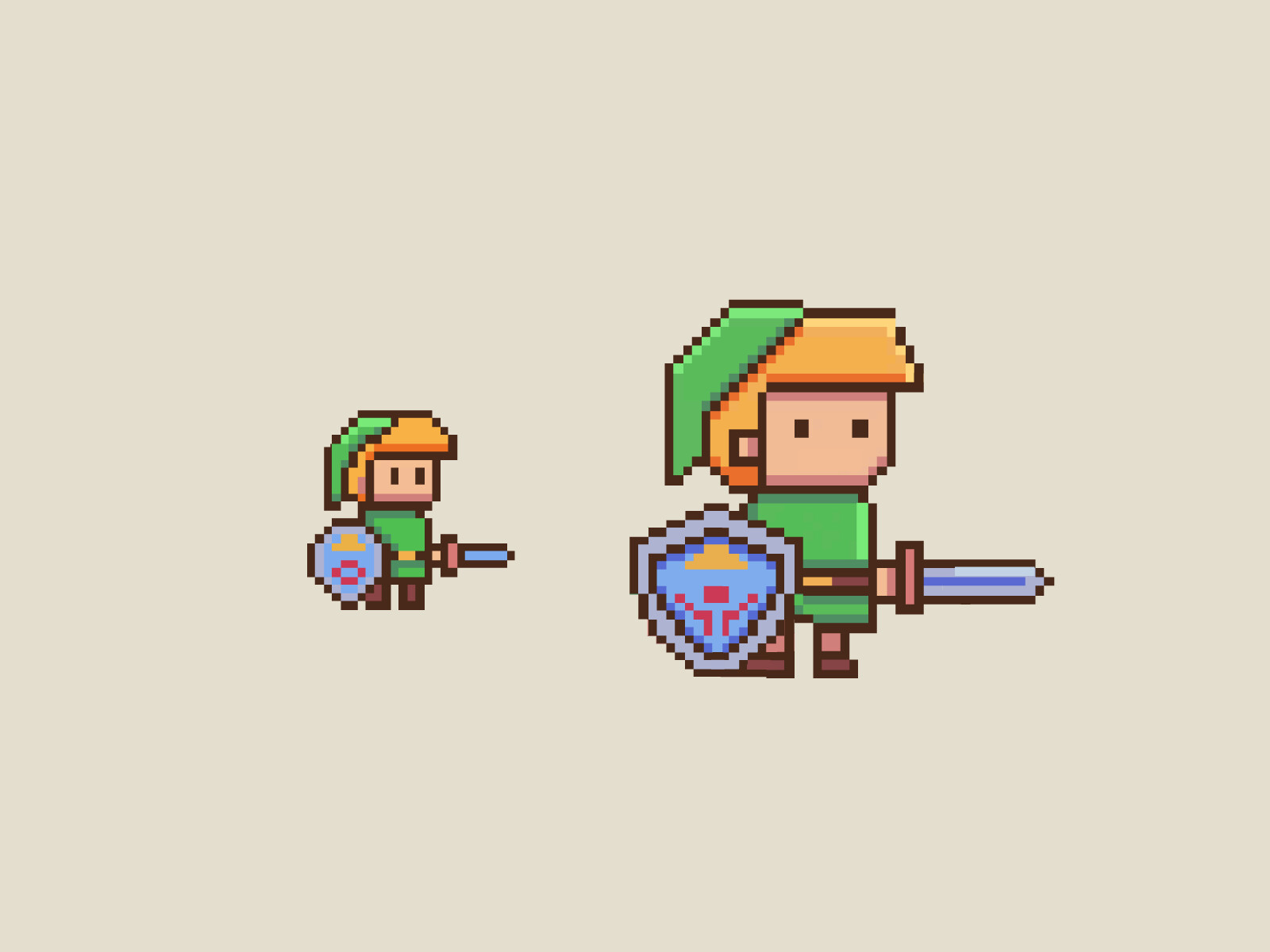 ArtStation - Pixel - Zelda - Link