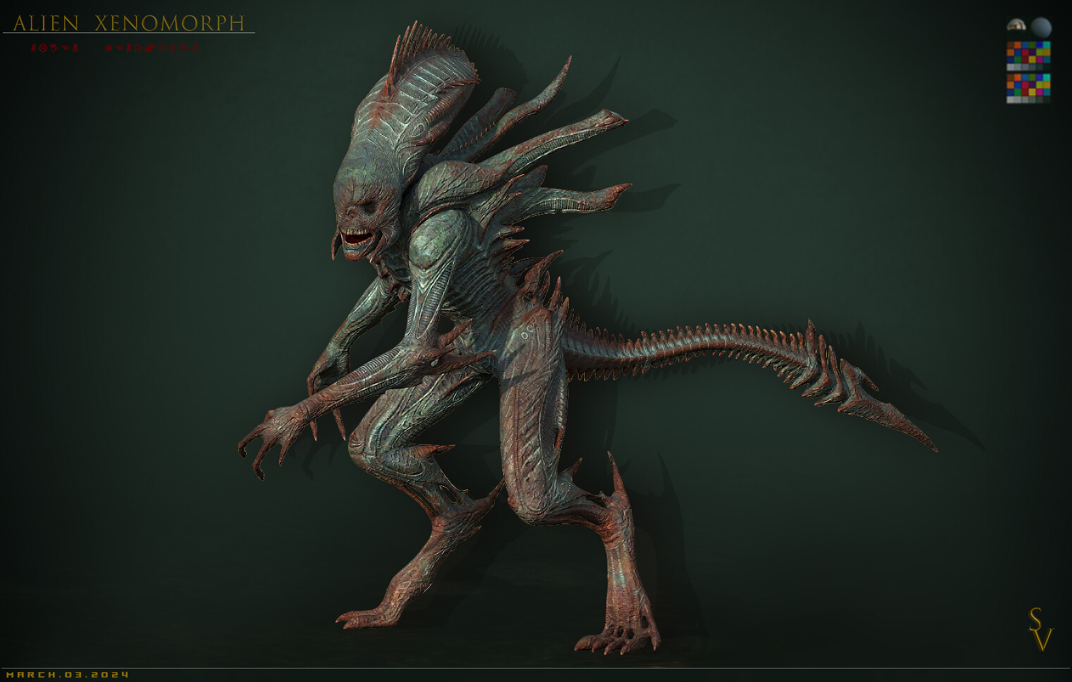 ArtStation - Alien Xenomorph