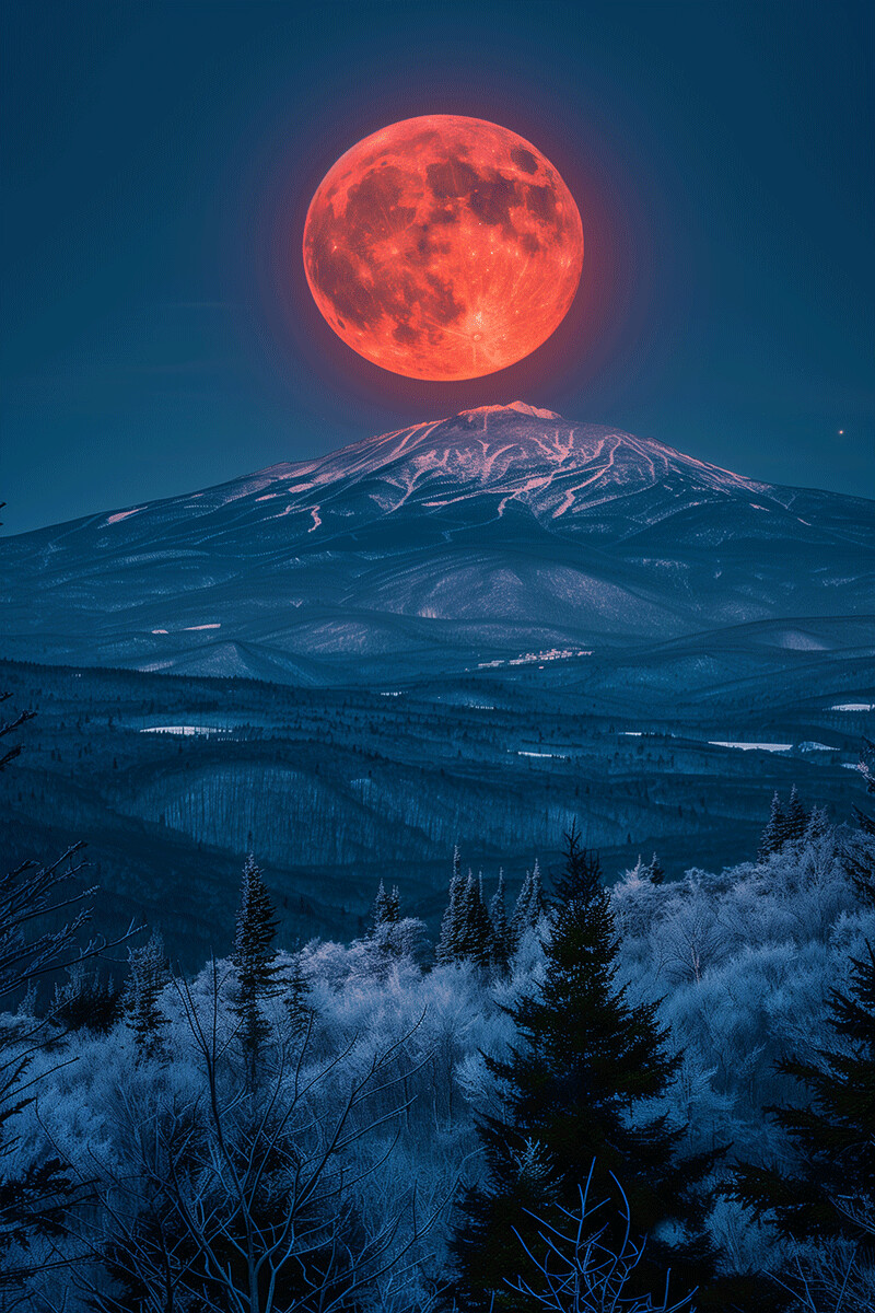 ArtStation - Red Moon