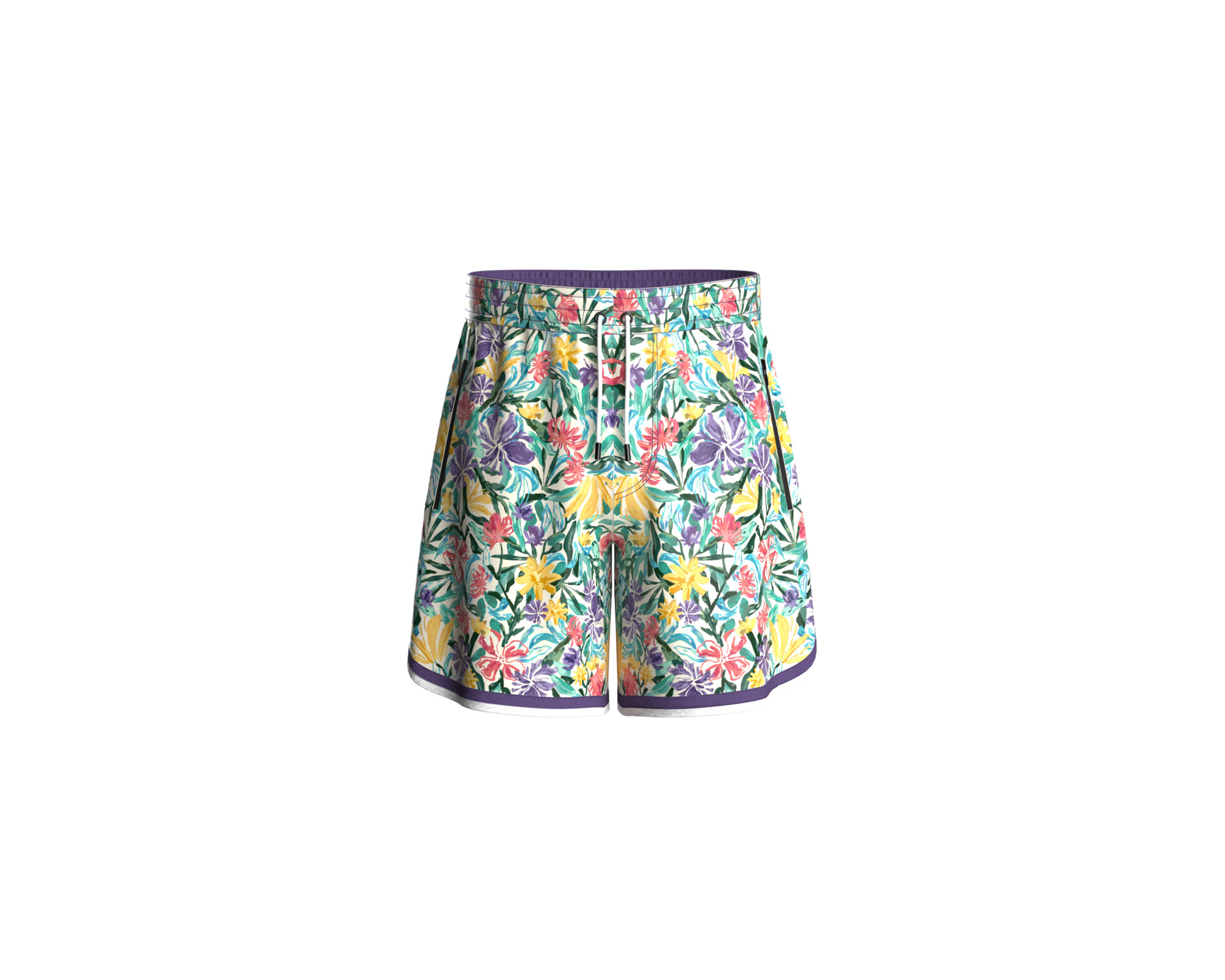 ArtStation - Mens multi colored Print Swim Shorts