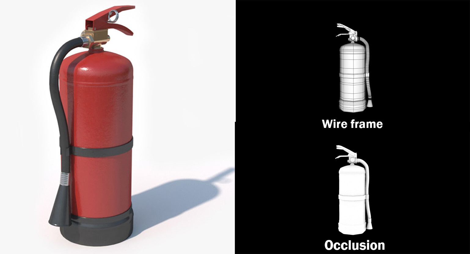 ArtStation - Fire Extinguisher 3D Model