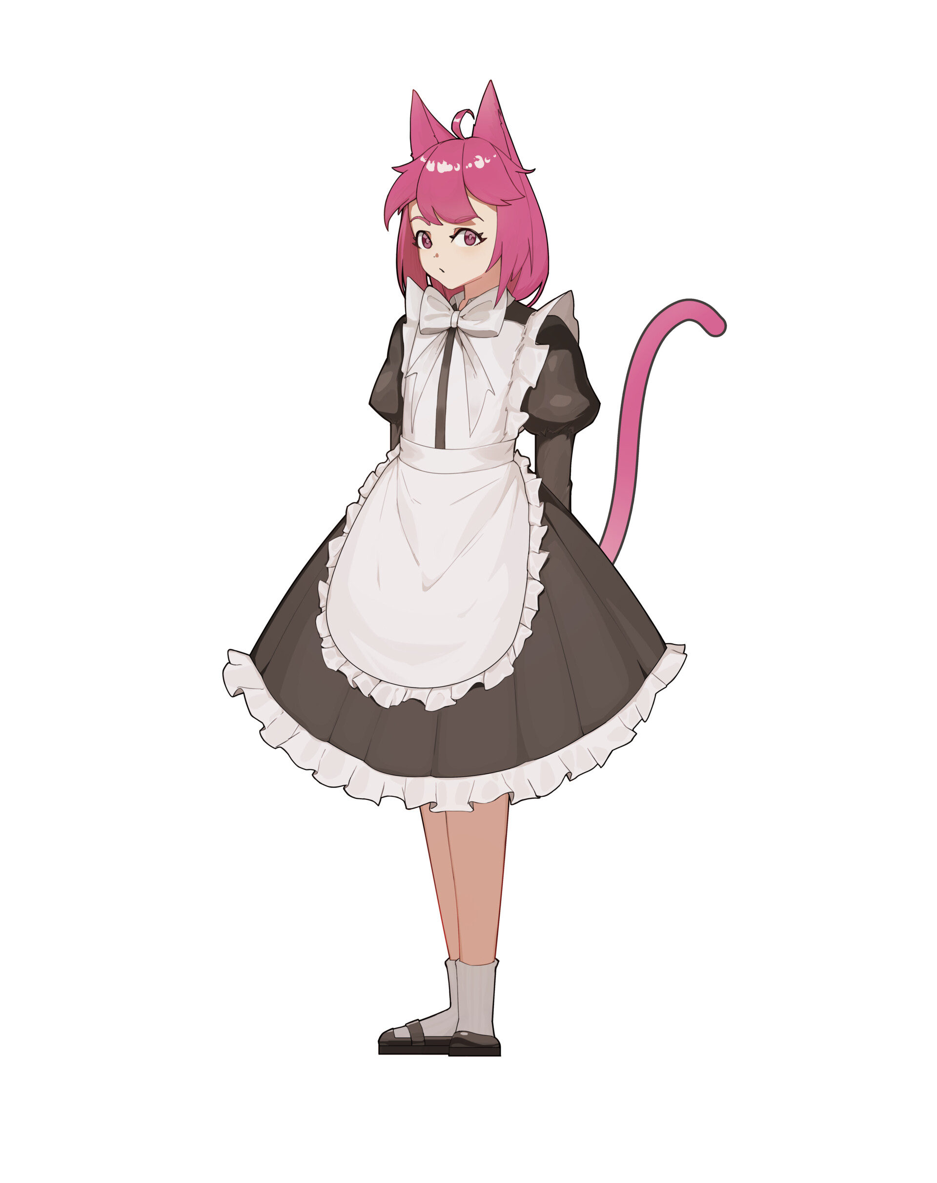 ArtStation - A cat maid