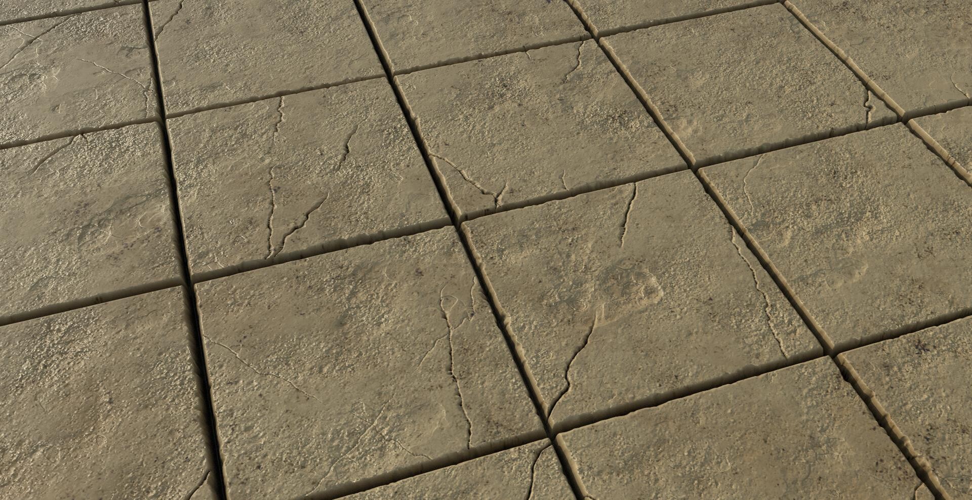 ArtStation - Stone Floor Tiles Material