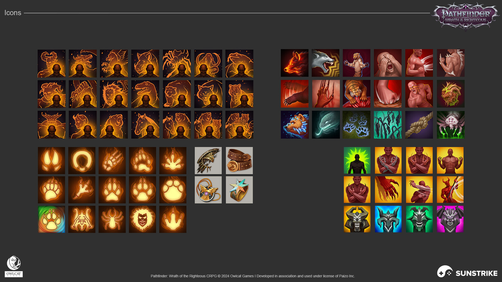SunStrike Studios - Icons for Pathfinder: Wrath of the Righteous' DLC #4