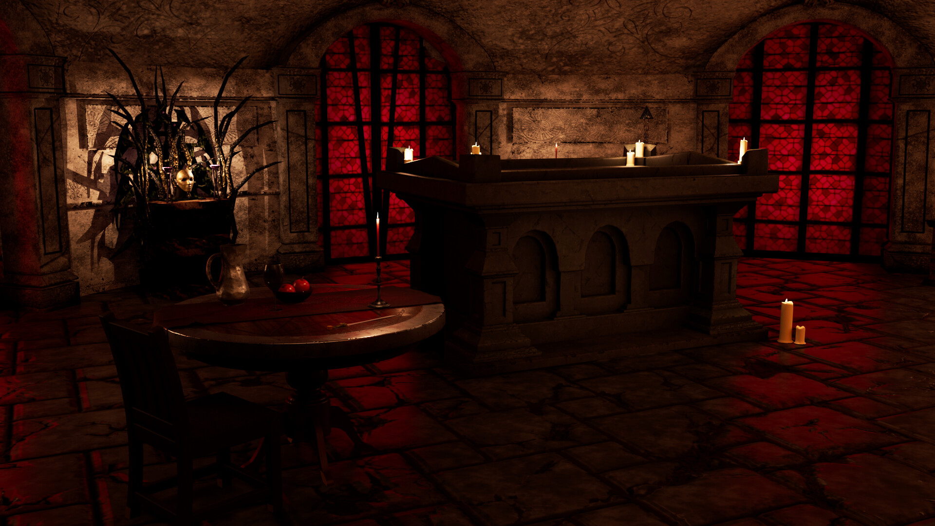 ArtStation - Environment Design - Crypt Scene