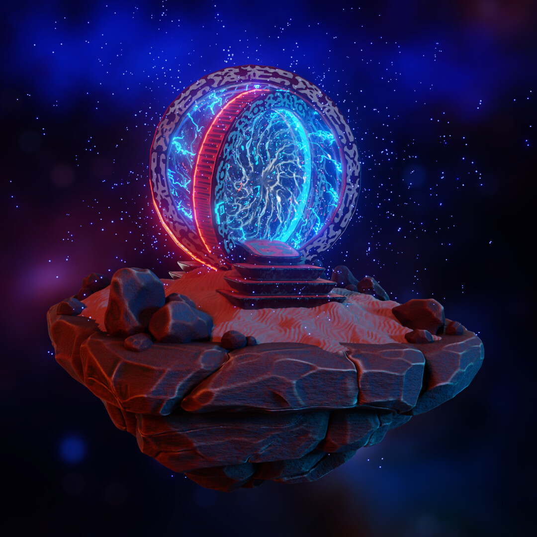 ArtStation - A time portal from Star Trek: Strange New Worlds