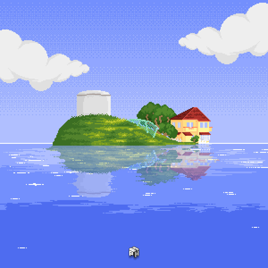 ArtStation - Sosuke's House (Ponyo On The Cliff) | 100th Artwork