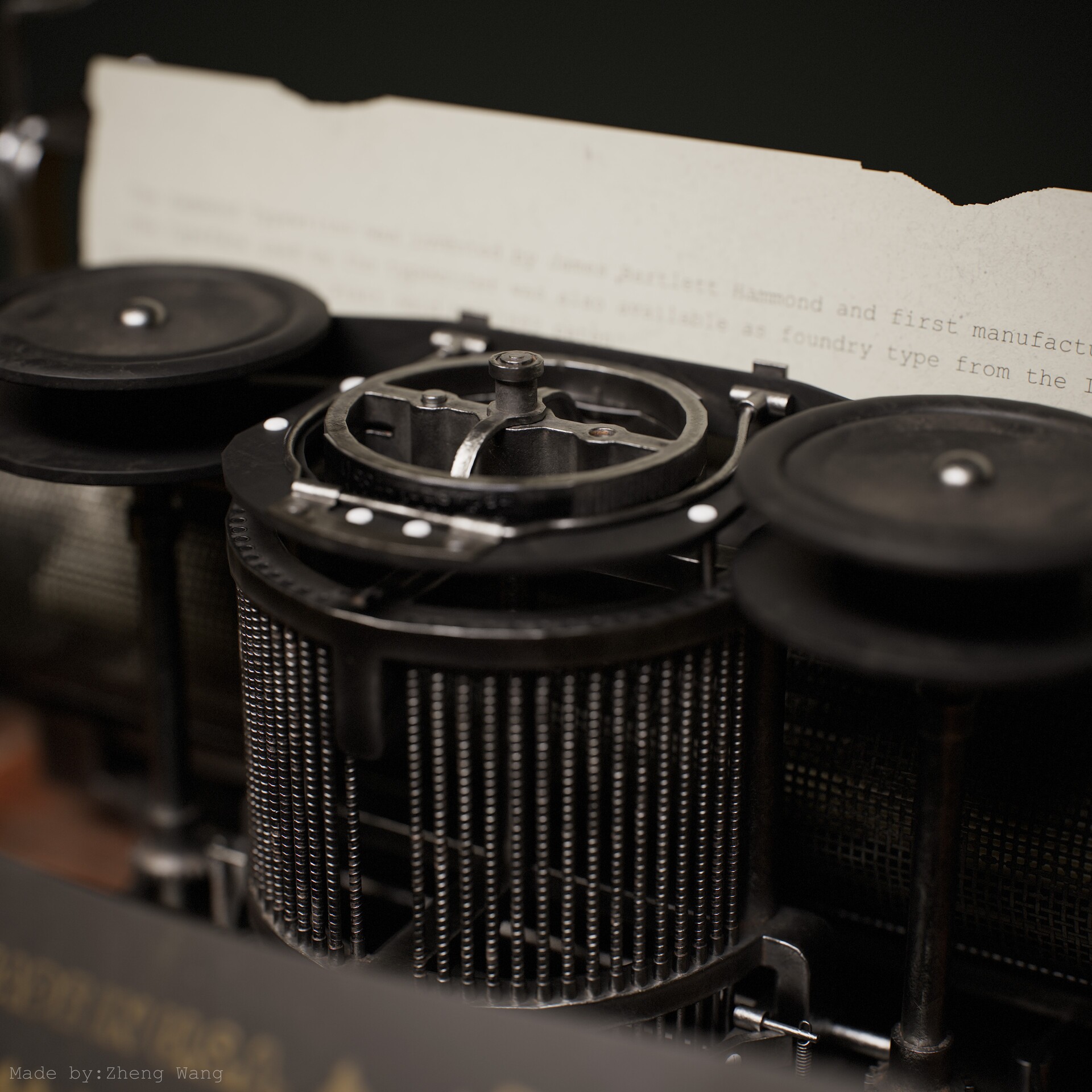 ZHENG WANG - Harmmond Typewriter