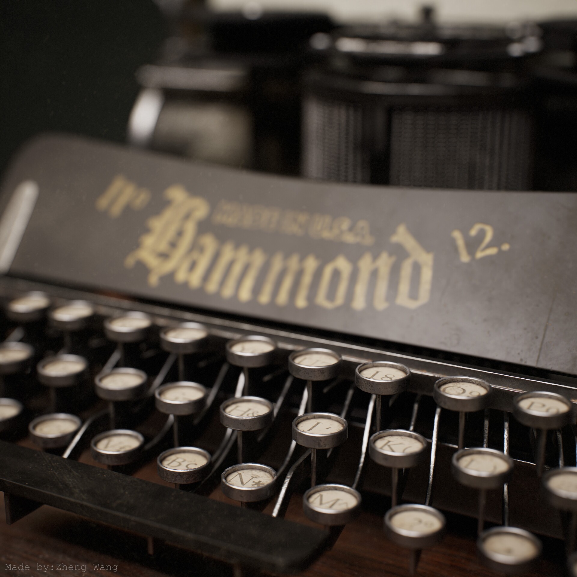 ZHENG WANG - Harmmond Typewriter