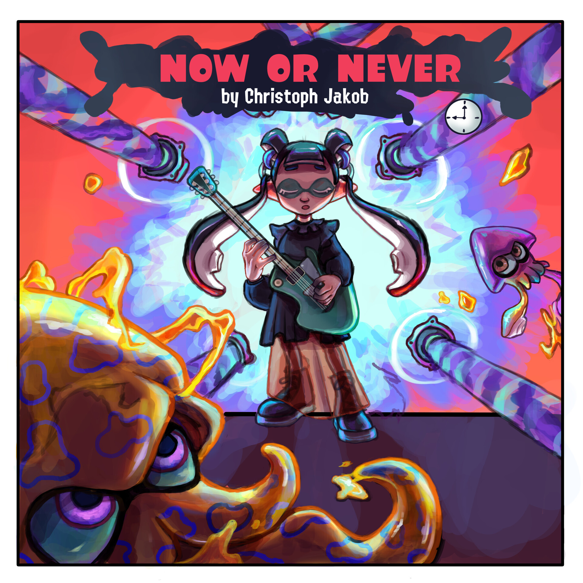 ArtStation - Album Cover Commission "Now or Never"