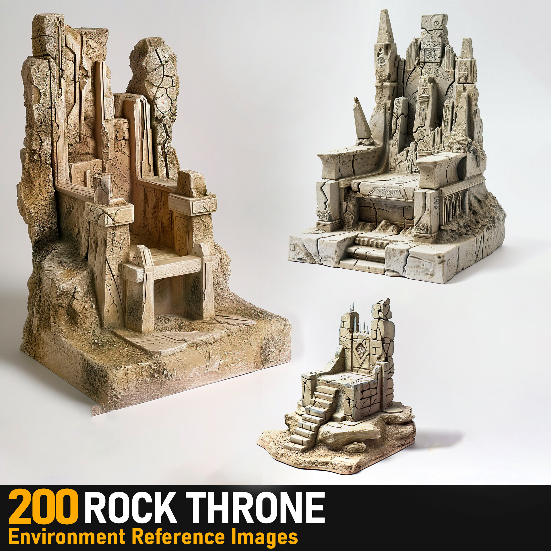 ArtStation - Rock Throne|4K Reference Images