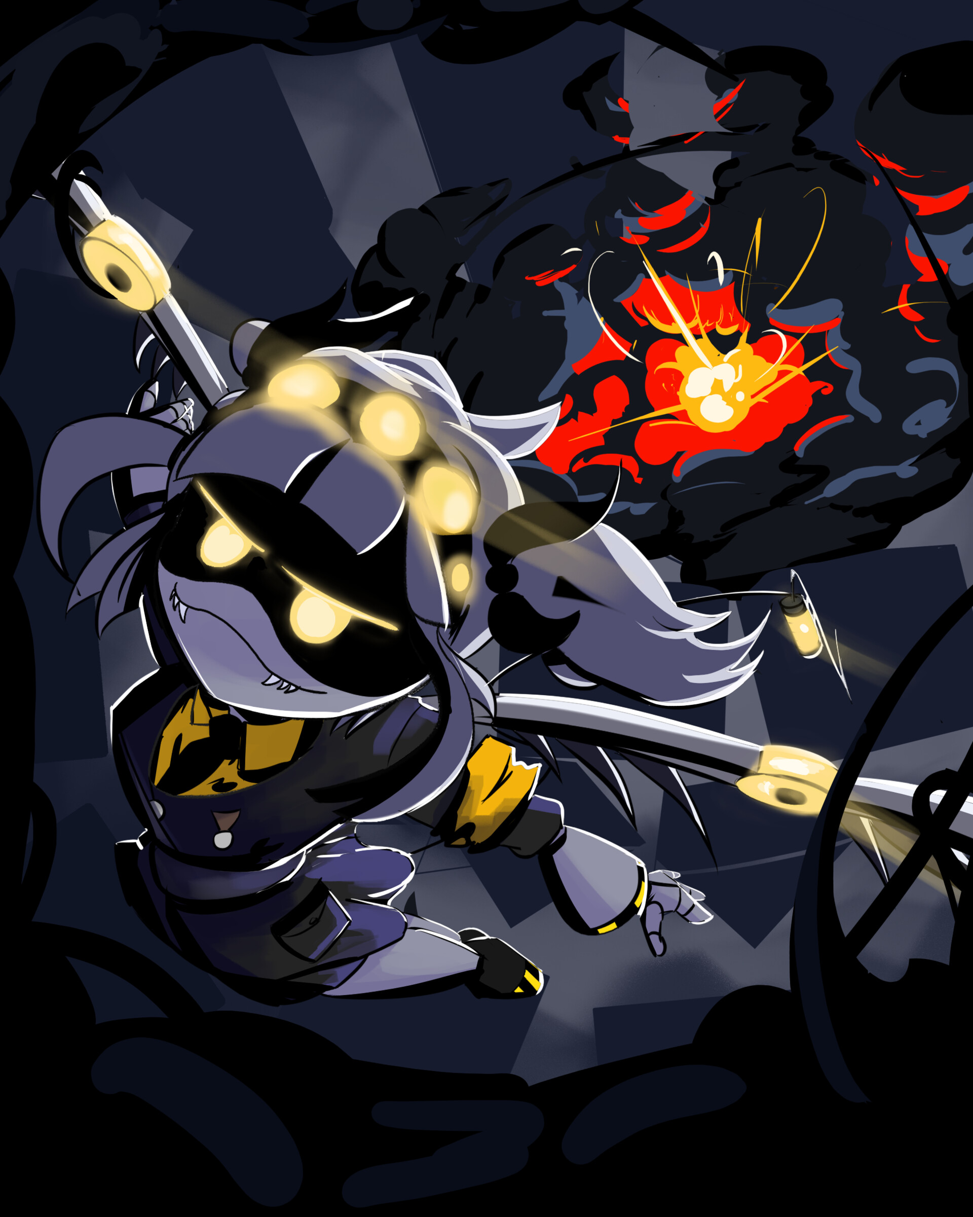 ArtStation - Murder Drones Poster Art- J