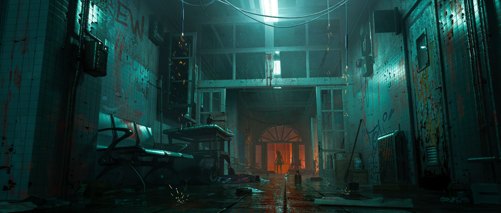 ArtStation - Terror hospital