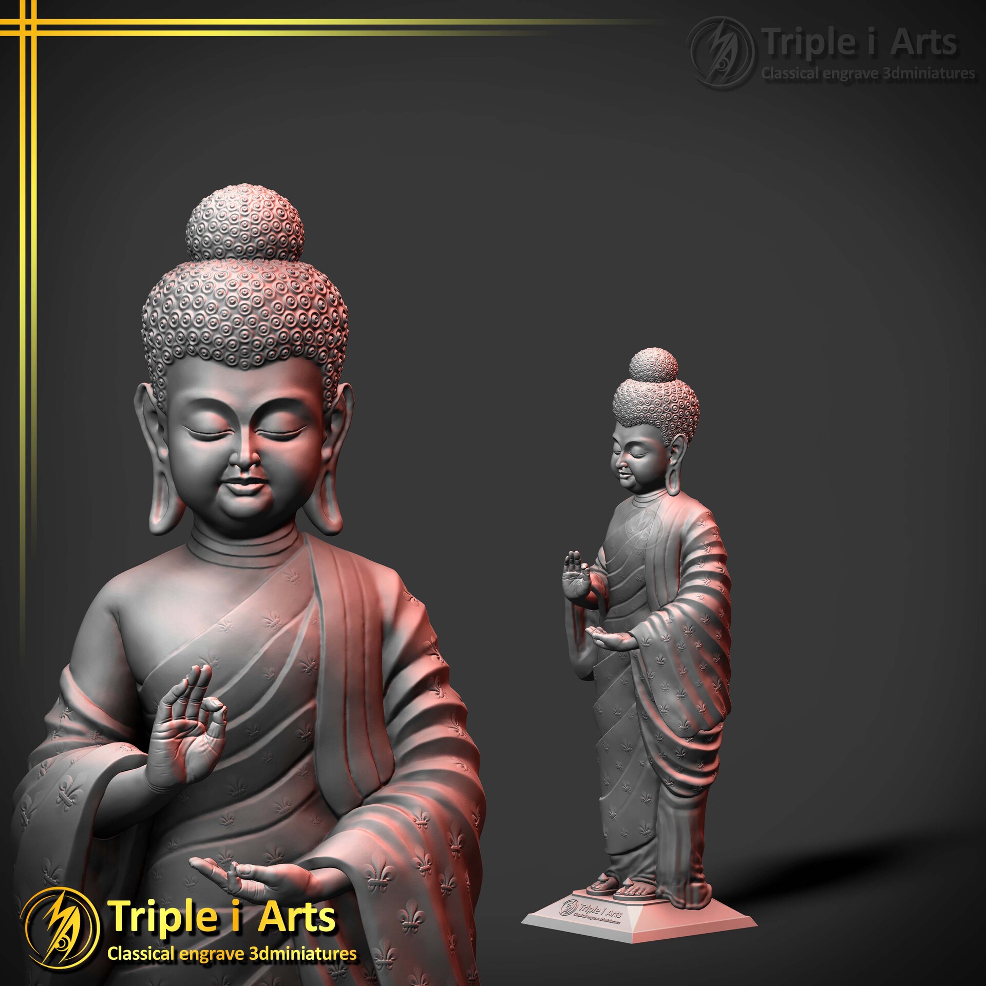 ArtStation - Buddha Sculpture | 3d Buddha Model | Buddha