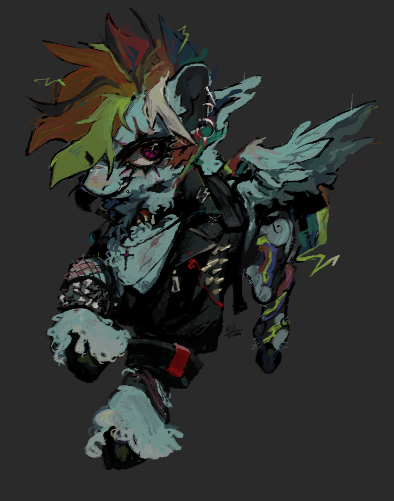 ArtStation - Rainbow Punk