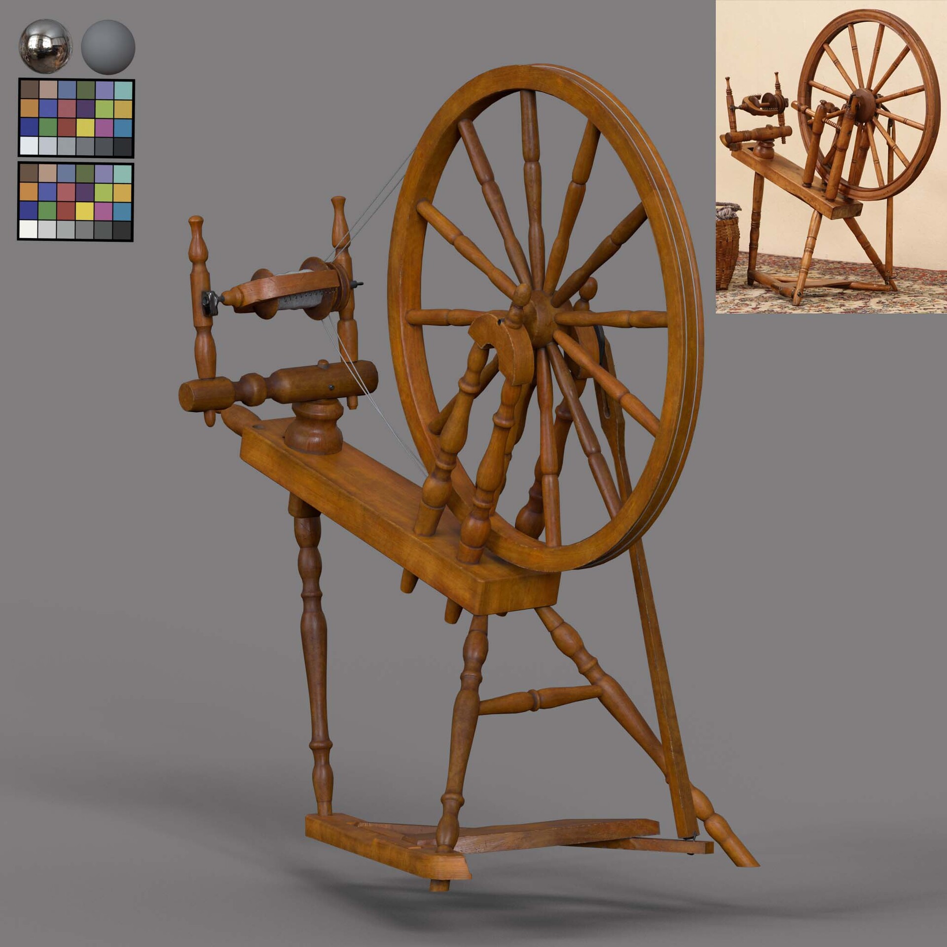 ArtStation - Spinning Wheel