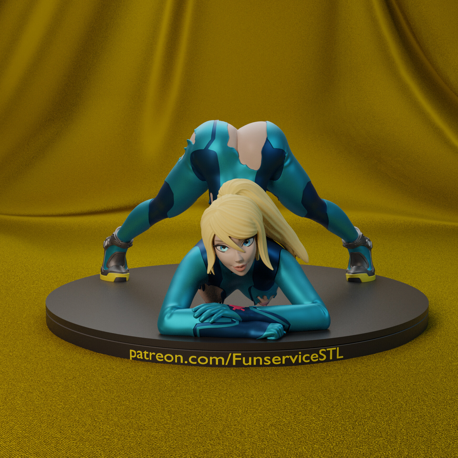 ArtStation - NSFW Samus Aran for 3d print