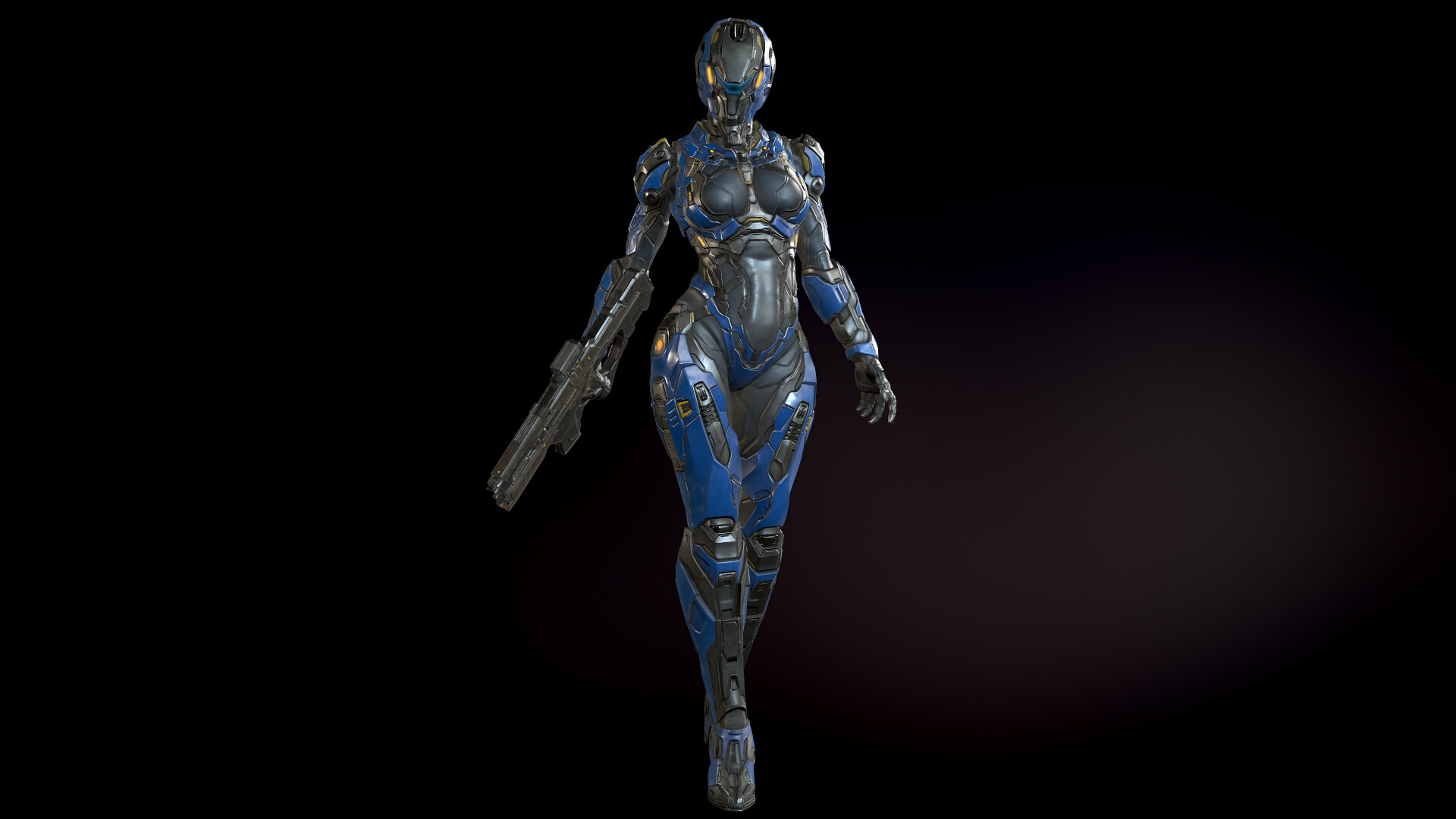 ArtStation - Cyborg Girl_02