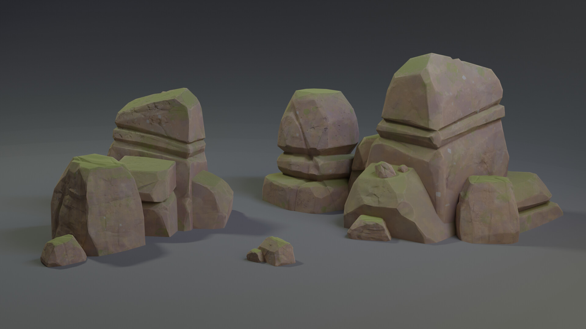 ArtStation - Boulder Practise