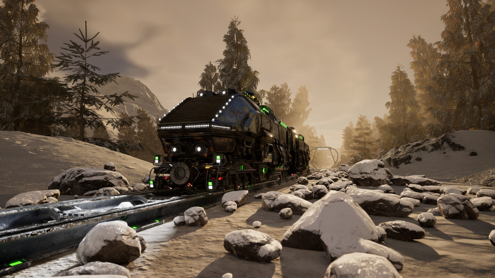 ArtStation - CYBERPUNK TRAIN