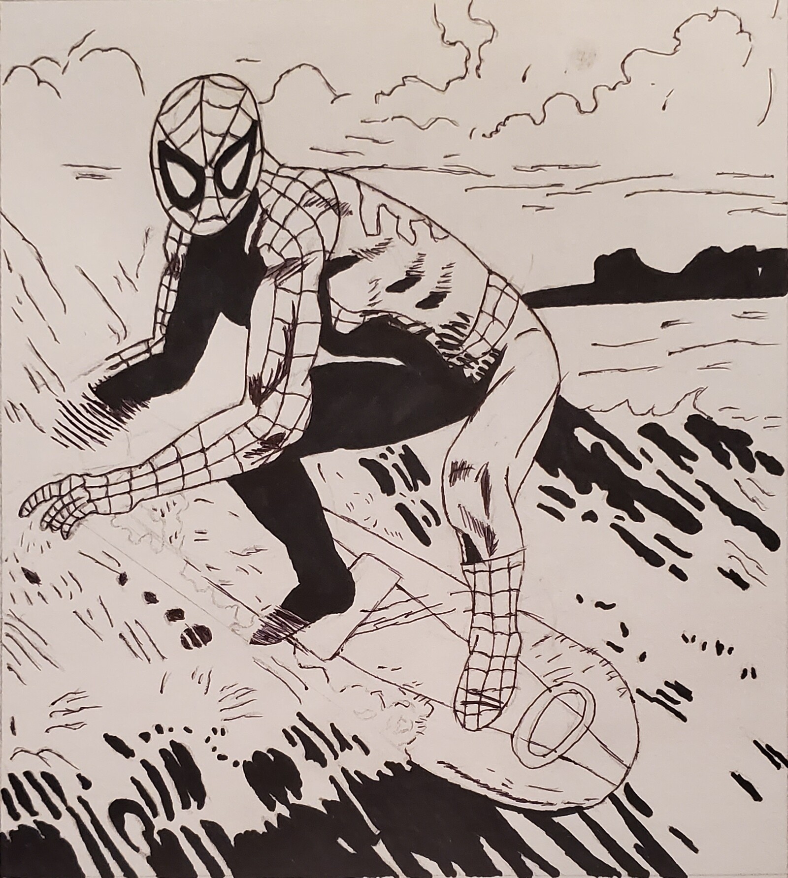 ArtStation - Spider-man Surfer