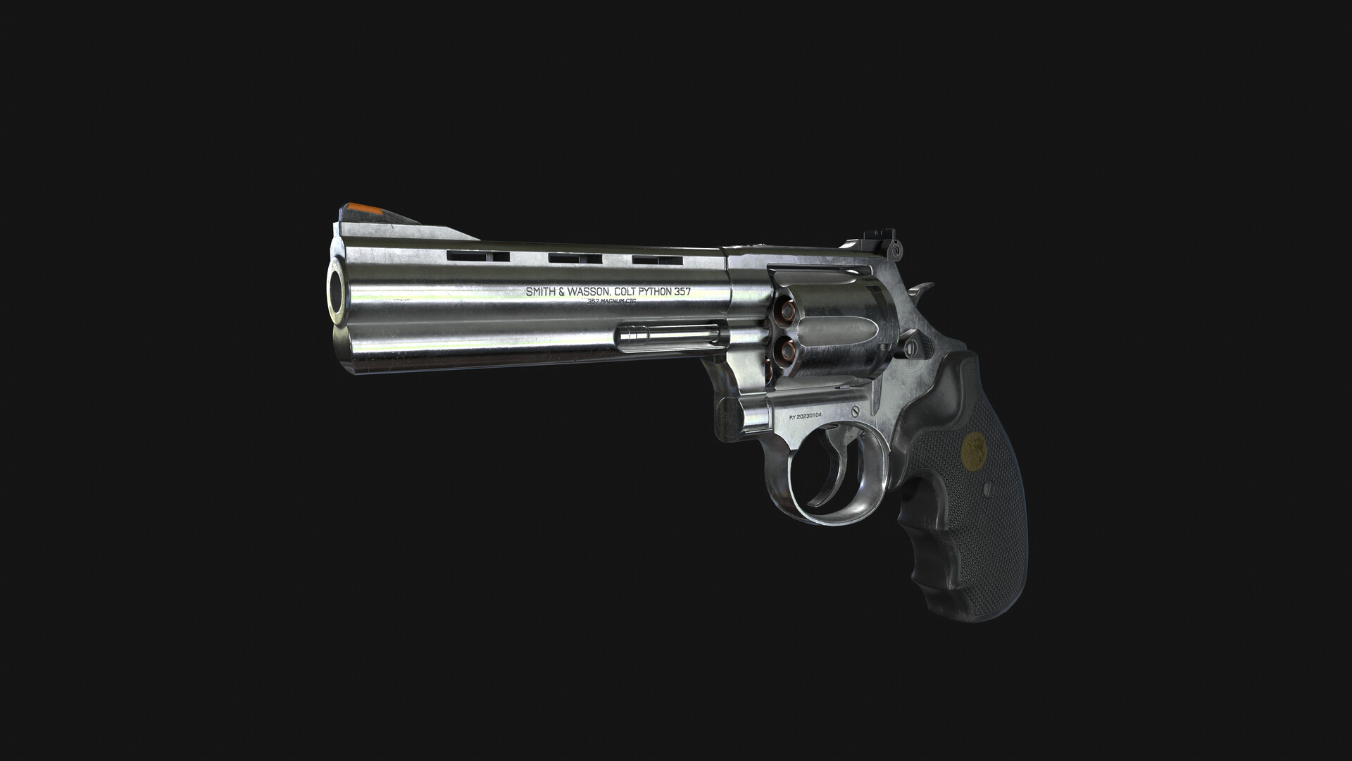 ArtStation - GameReady Colt Python. 357 Magnum