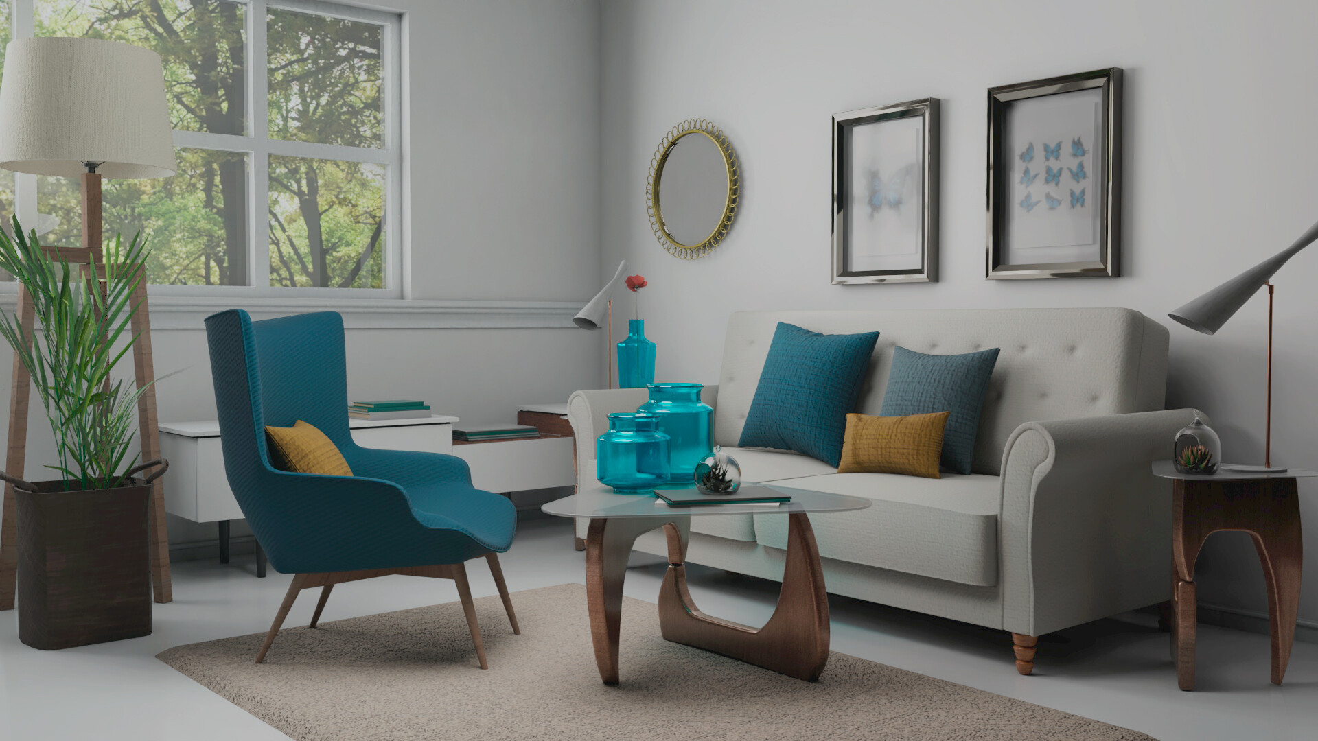 ArtStation - realistic Living room