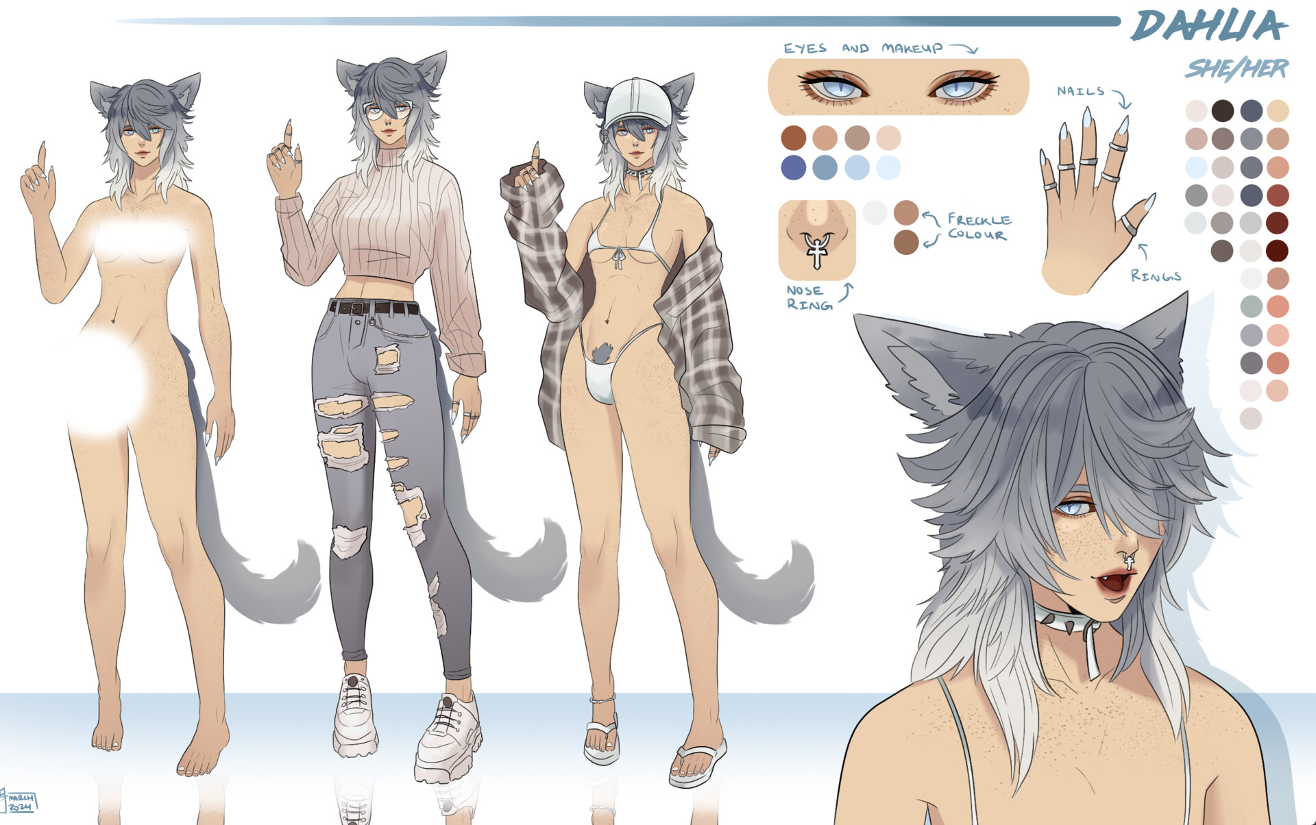 ArtStation - Character Reference Sheet