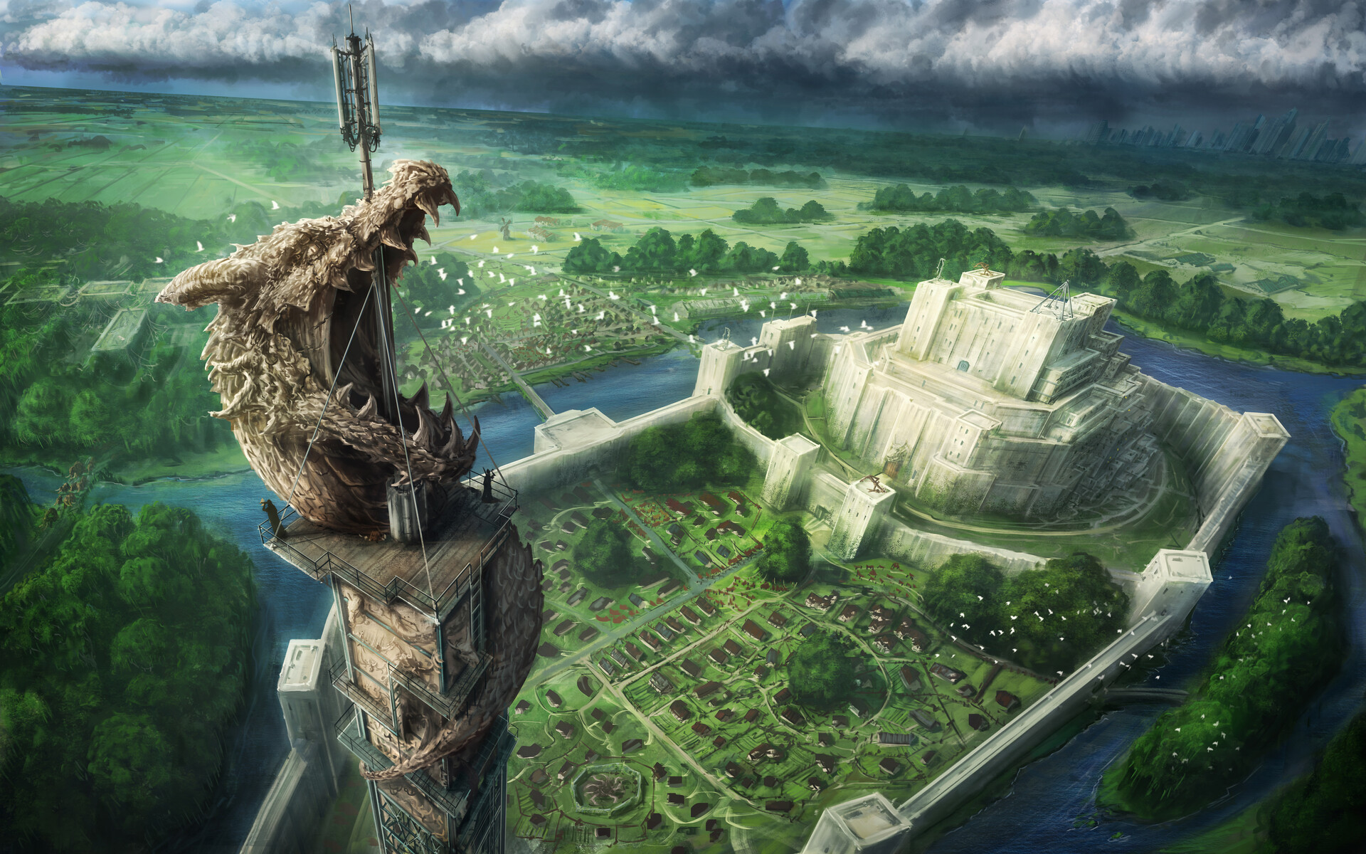 ArtStation - Dragon keep