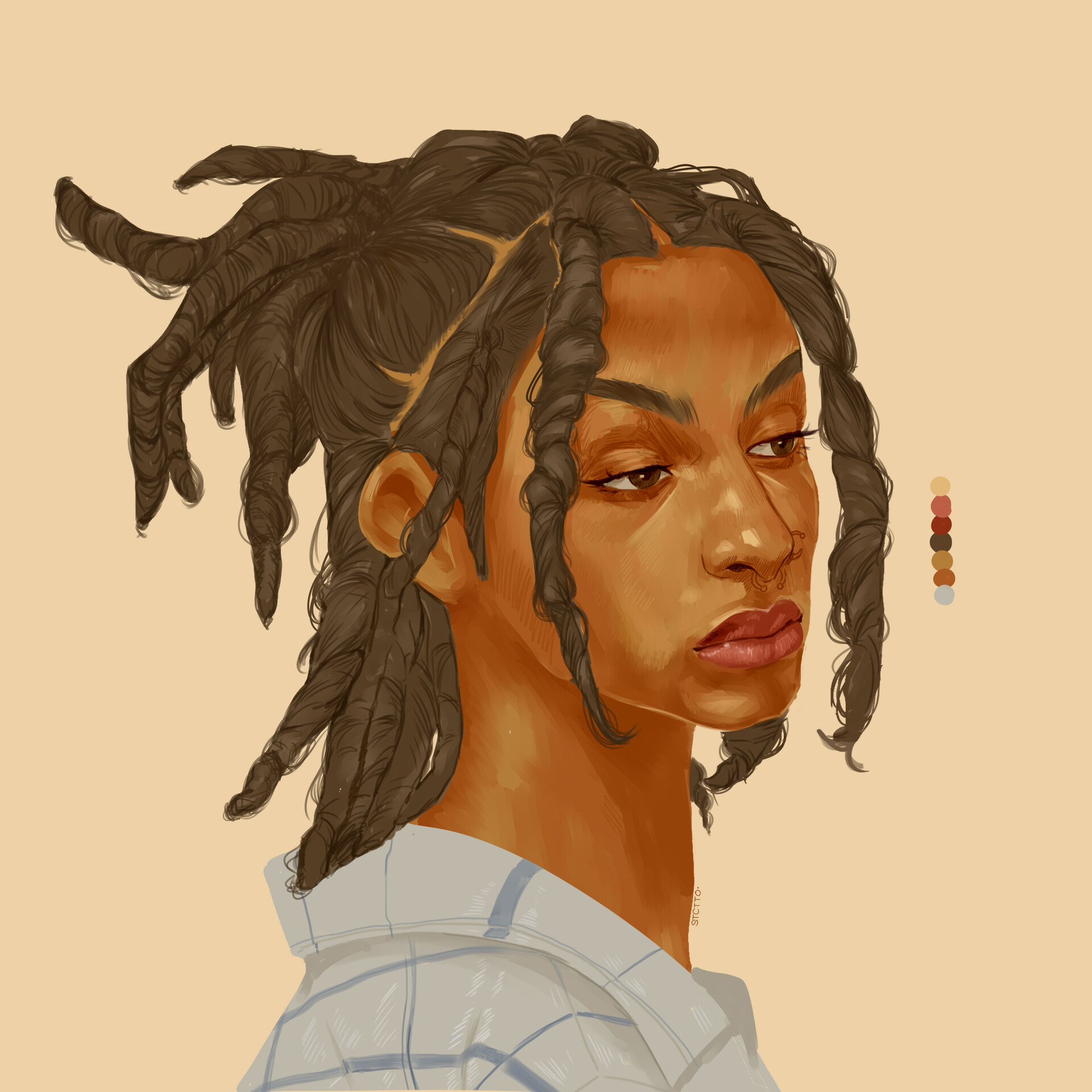 ArtStation - Drawing Random portrait...