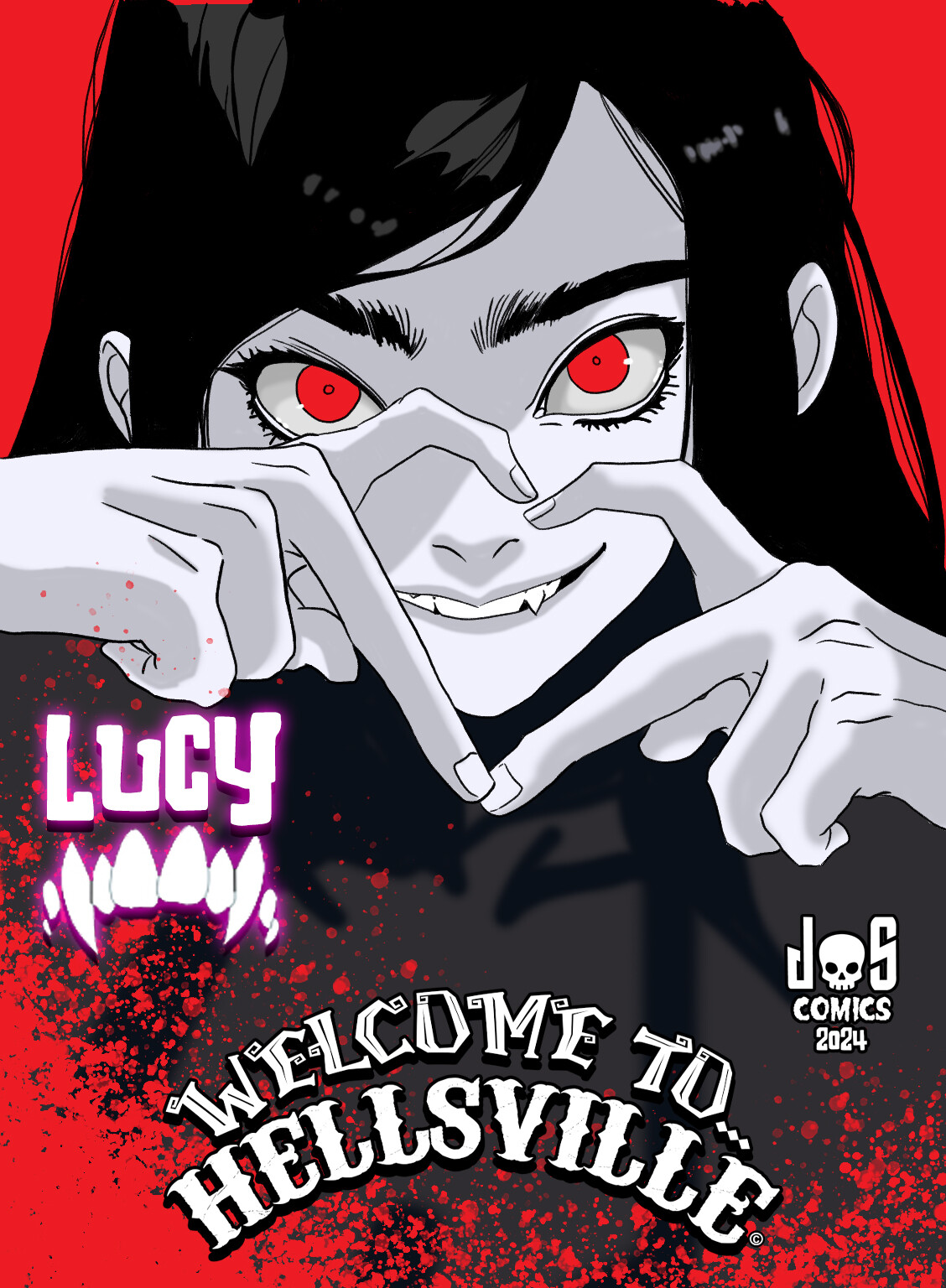 ArtStation - Lucy the Vampire - Love Heart