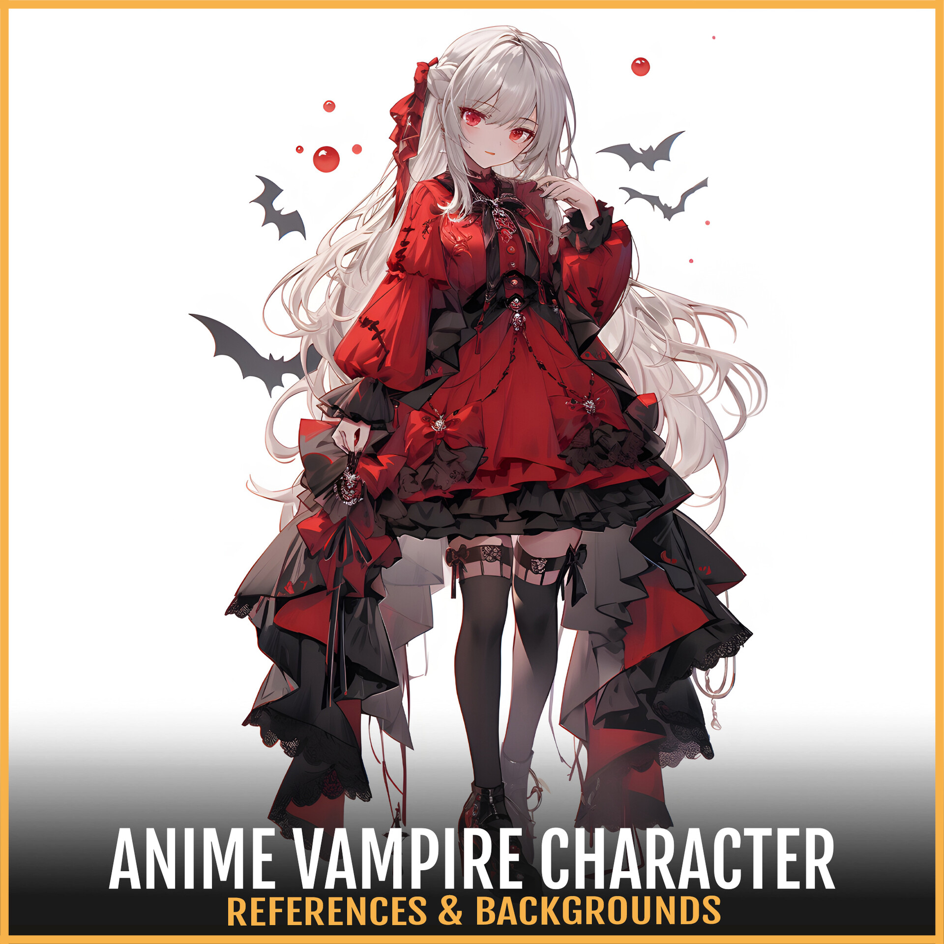 ArtStation - 303 Anime Vampire Character [Female]
