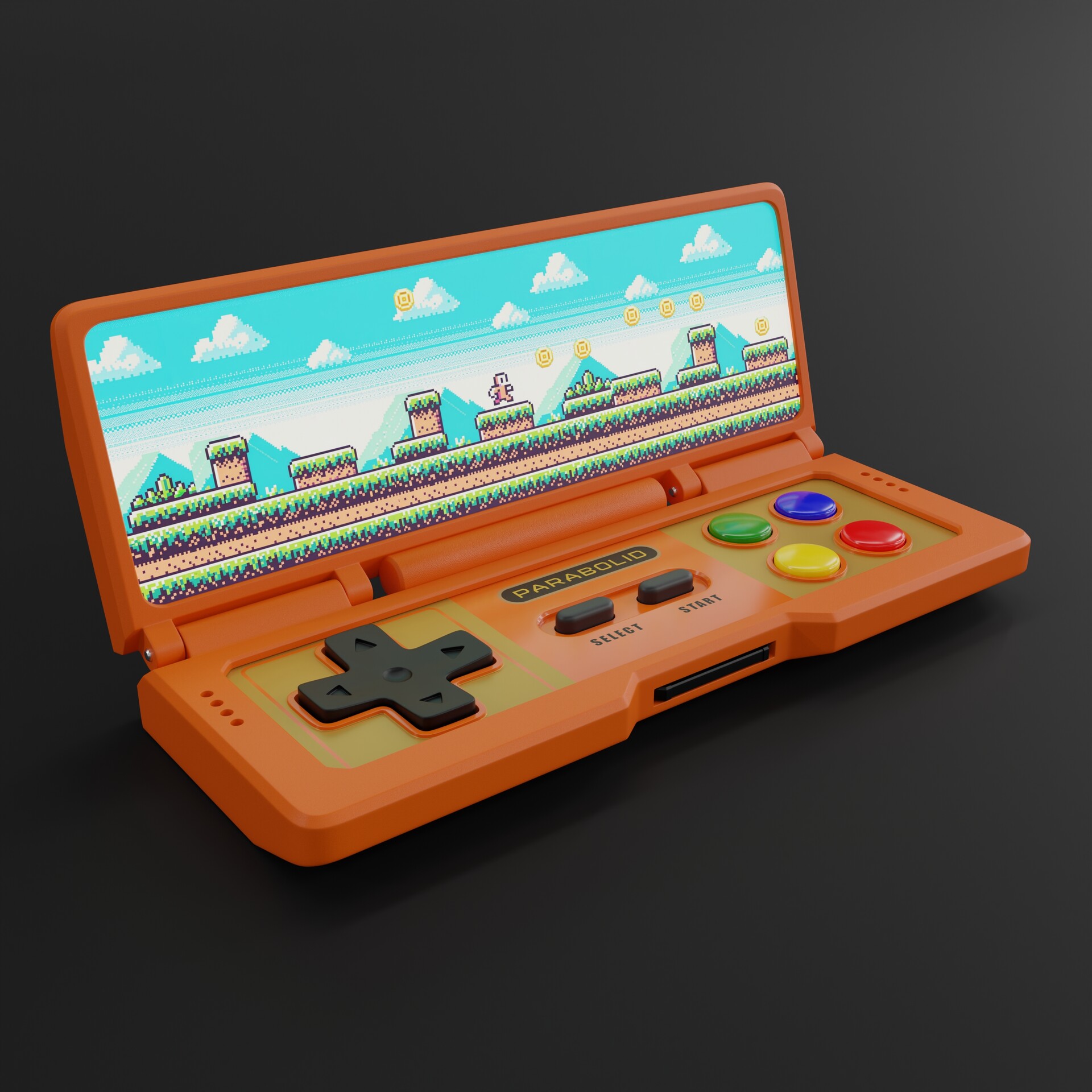ArtStation - Handheld Retro Gaming Console