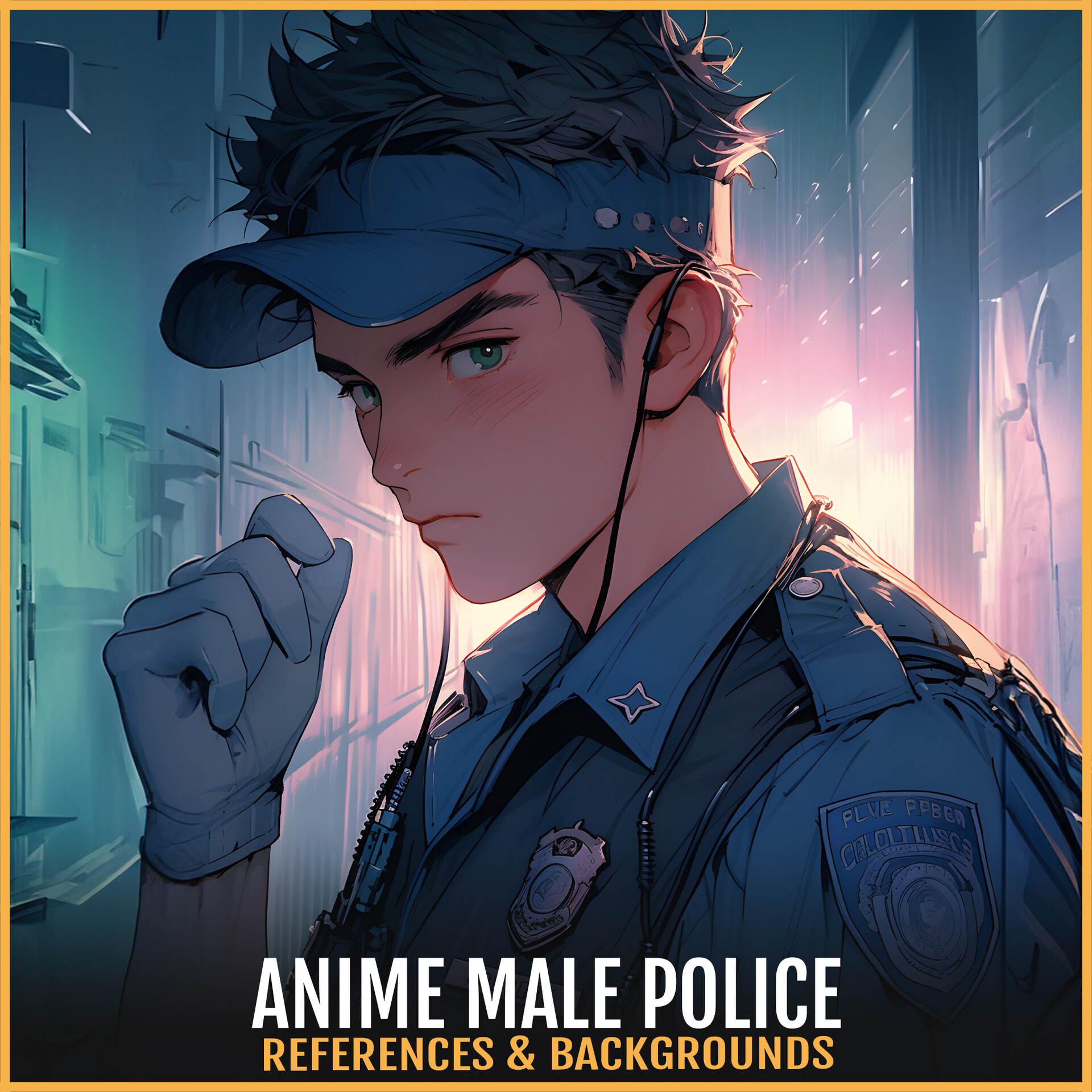 ArtStation - 303 Anime Male Police