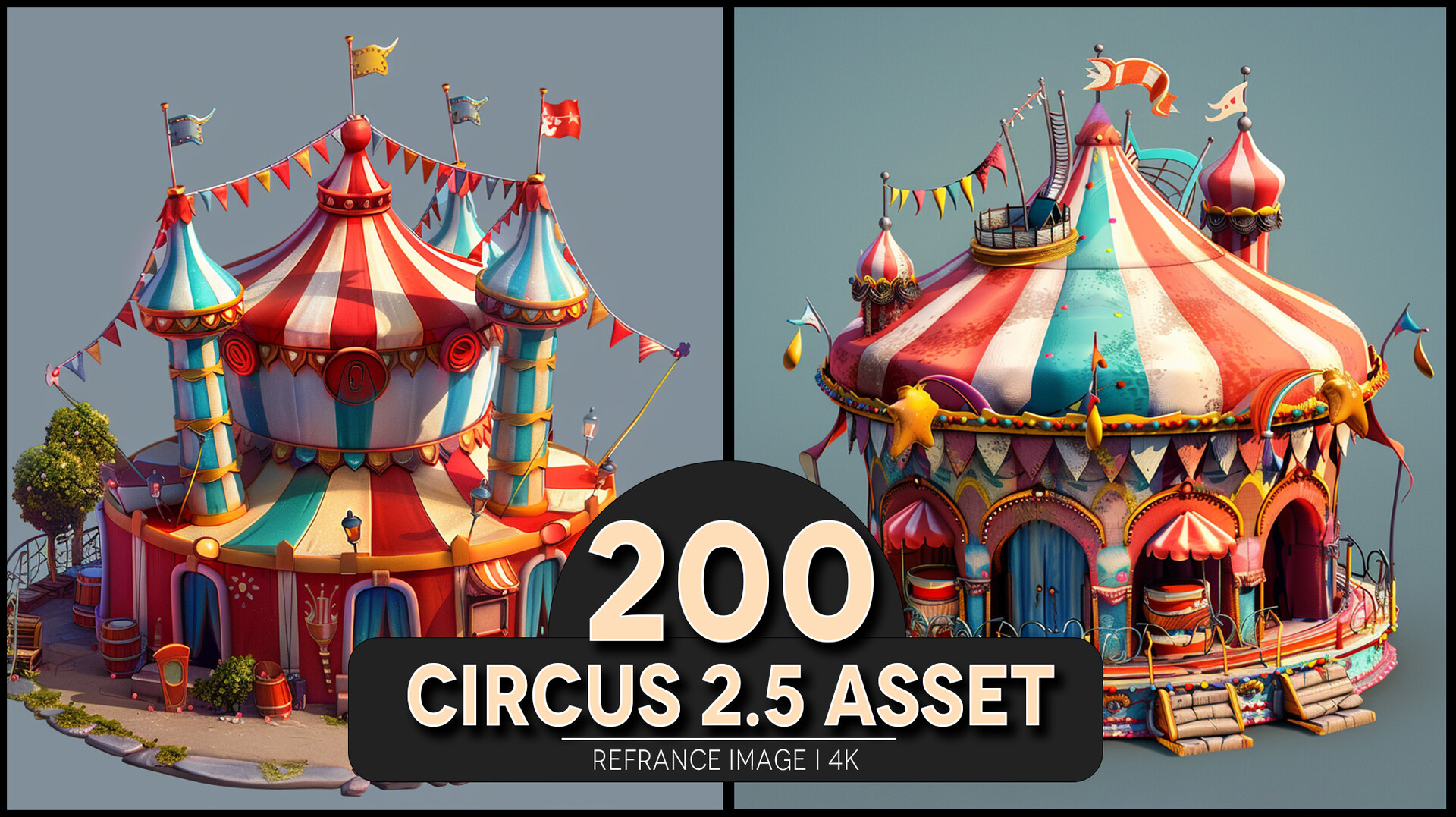 Pixel Ref - Circus 2.5 Asset 4K Reference/Concept Images