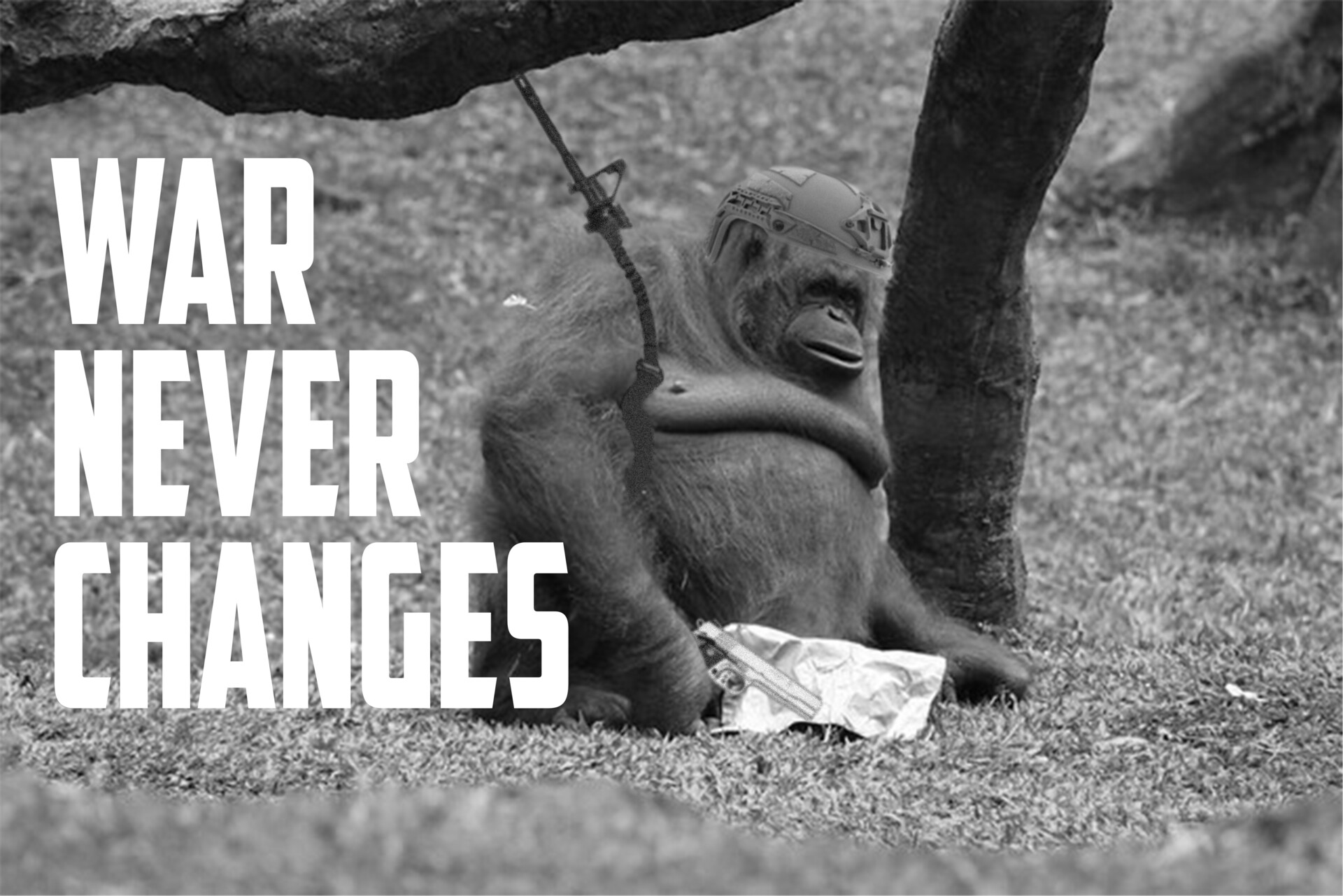 ArtStation - Orangutan War Never Changes