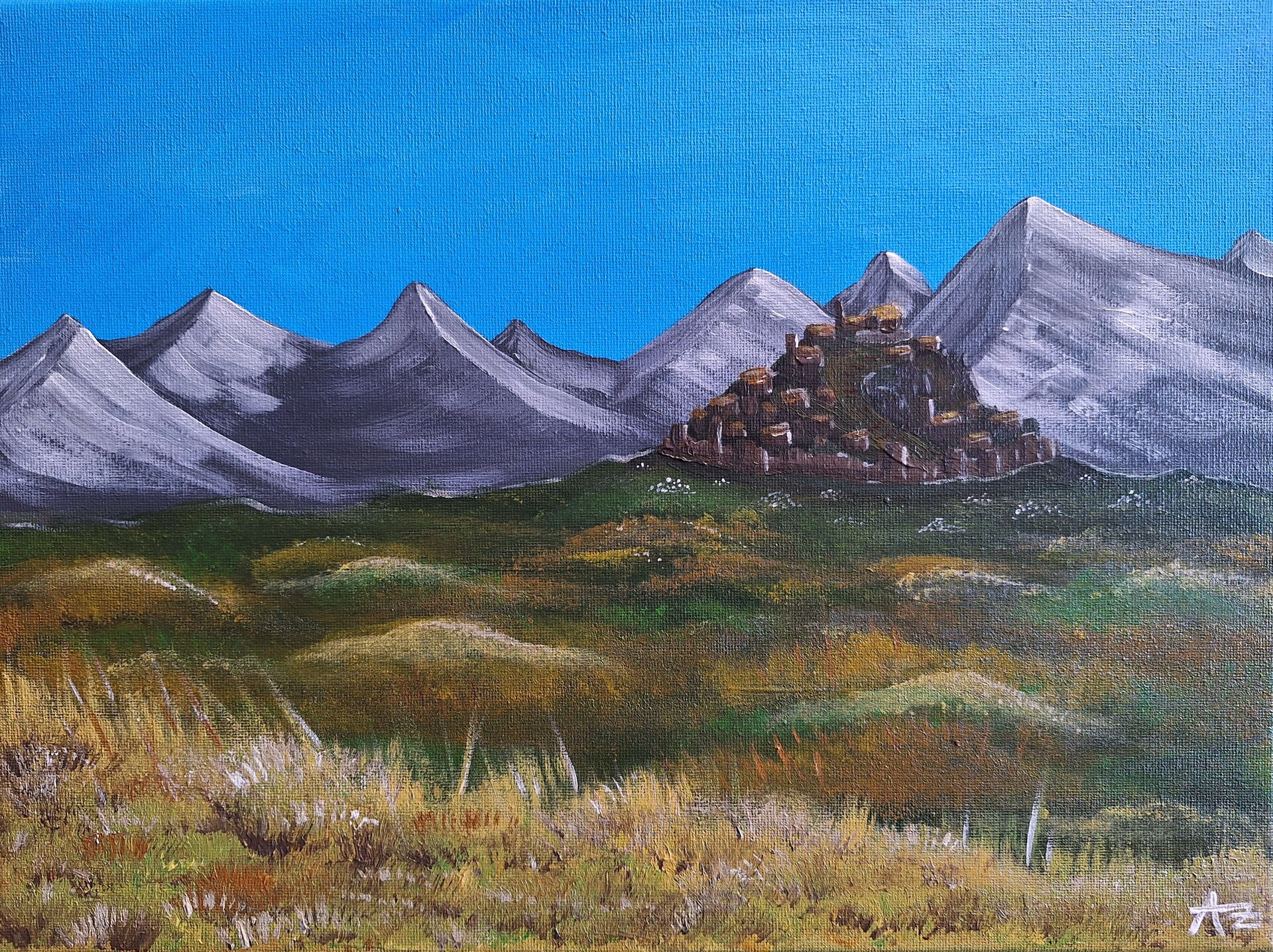 ArtStation - Edoras - canvas painting