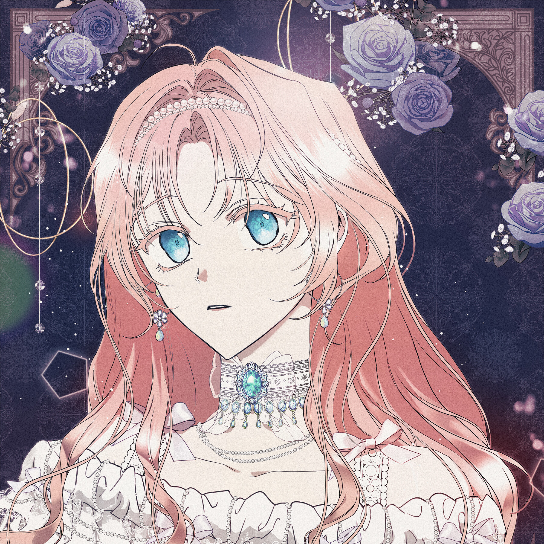 ArtStation - pink haired princess