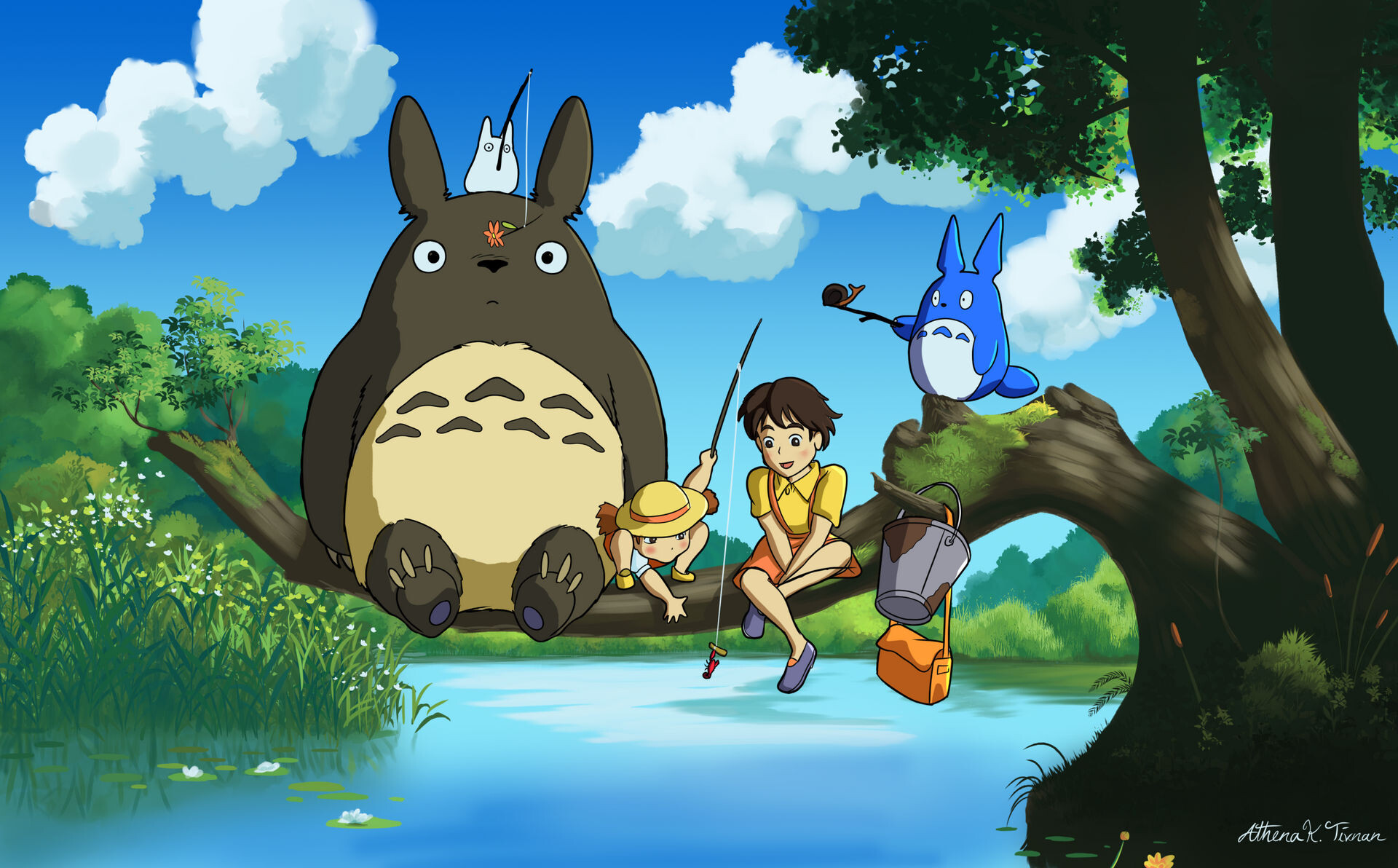ArtStation - My neighbor Totoro practice