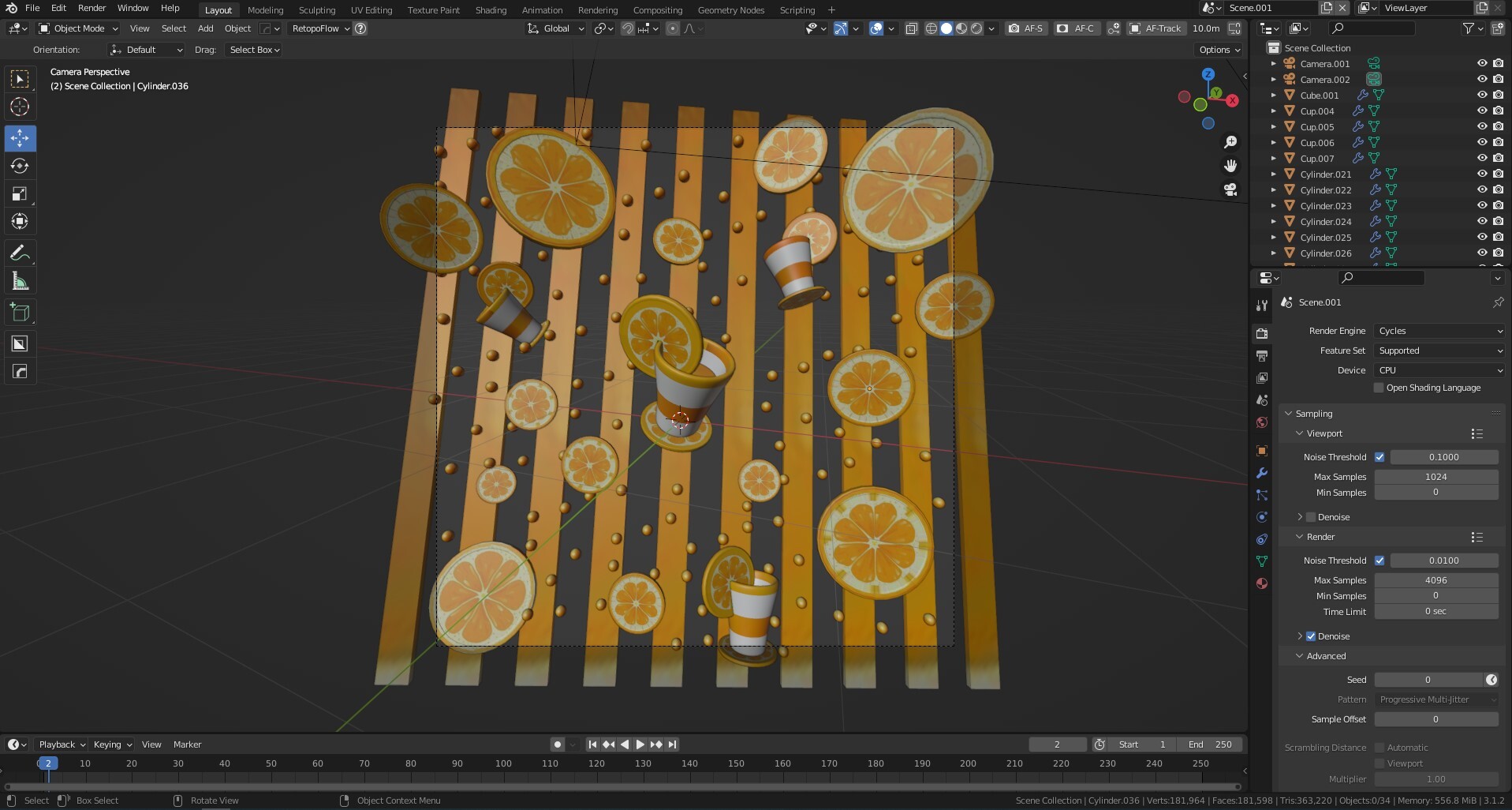 lemon texture blender