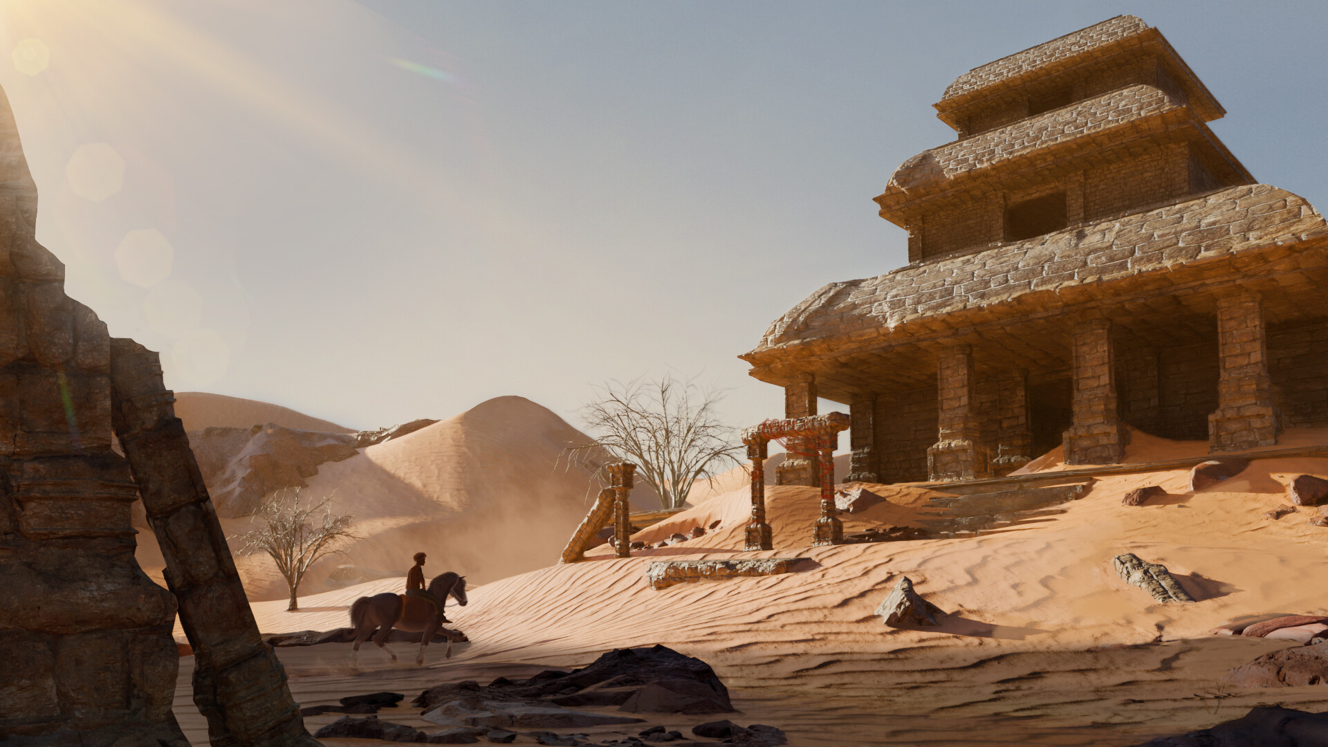 ArtStation - DESERT RUIN