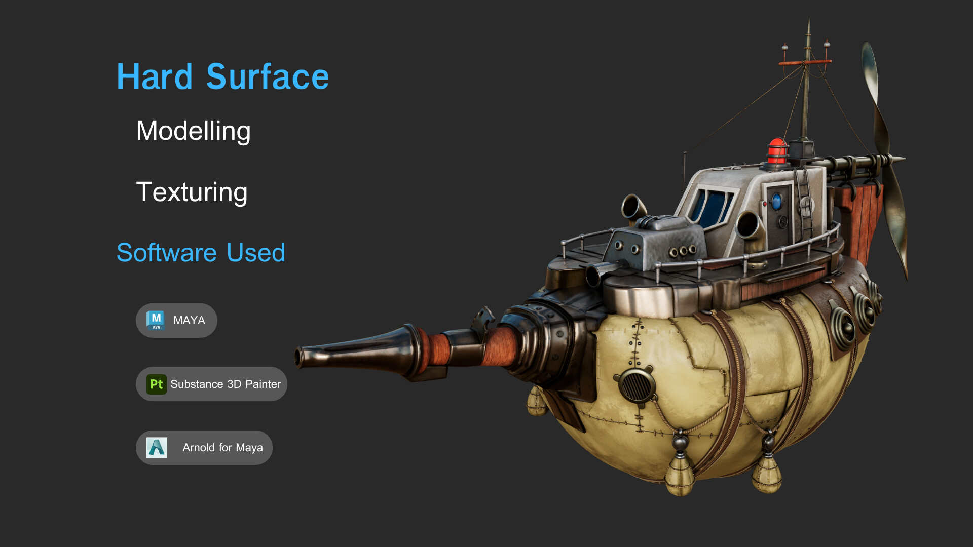 ArtStation - 3D Hard Surface Modeling Texturing - Nuboship
