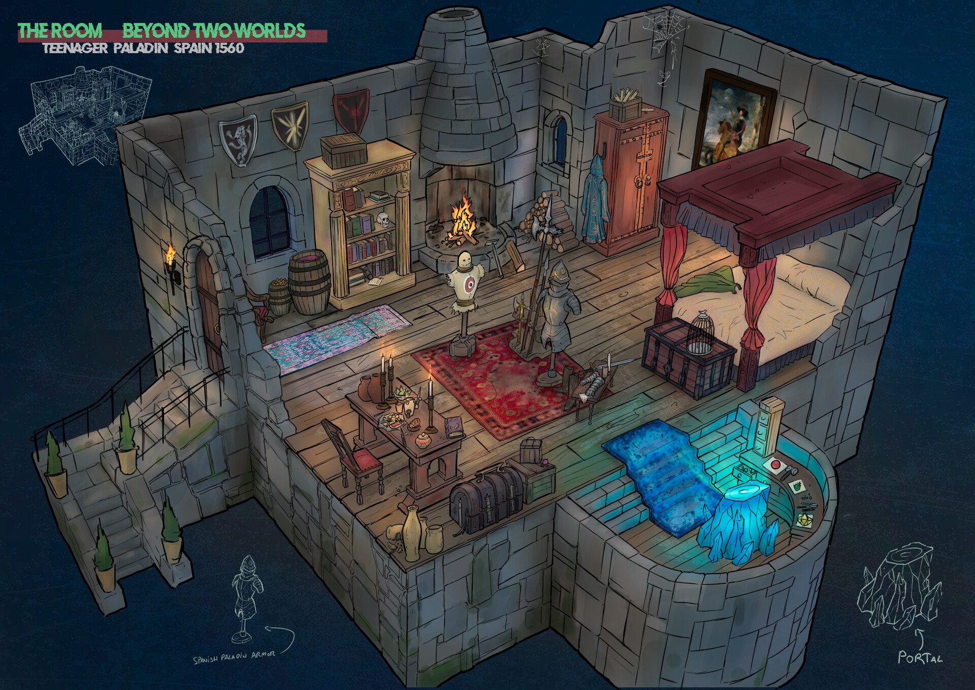 ArtStation - Beyond two worlds 2