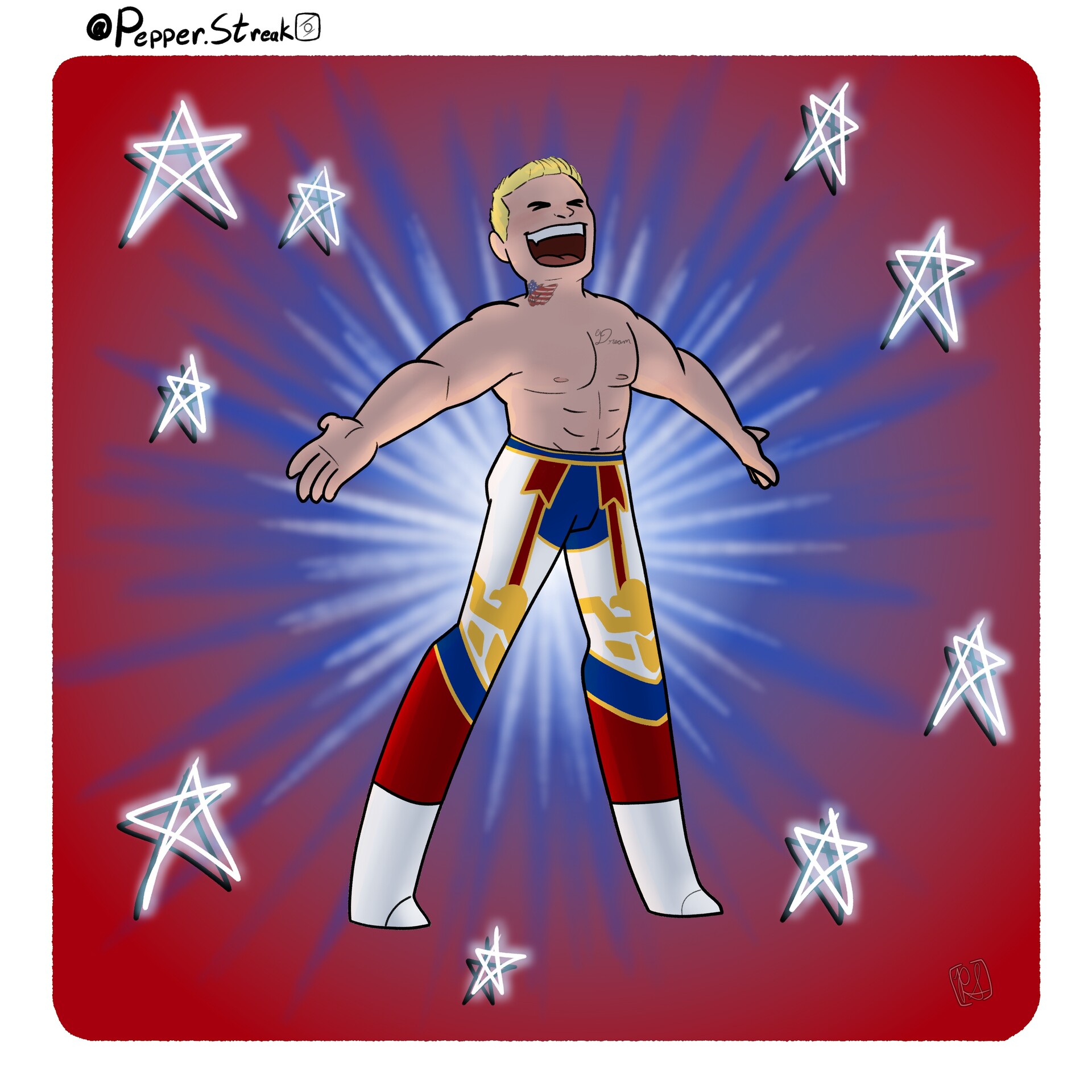 ArtStation - Cody rhodes sticker