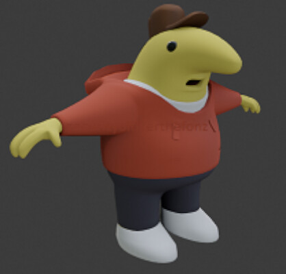 ArtStation - Charlie (Smiling Friends) Model