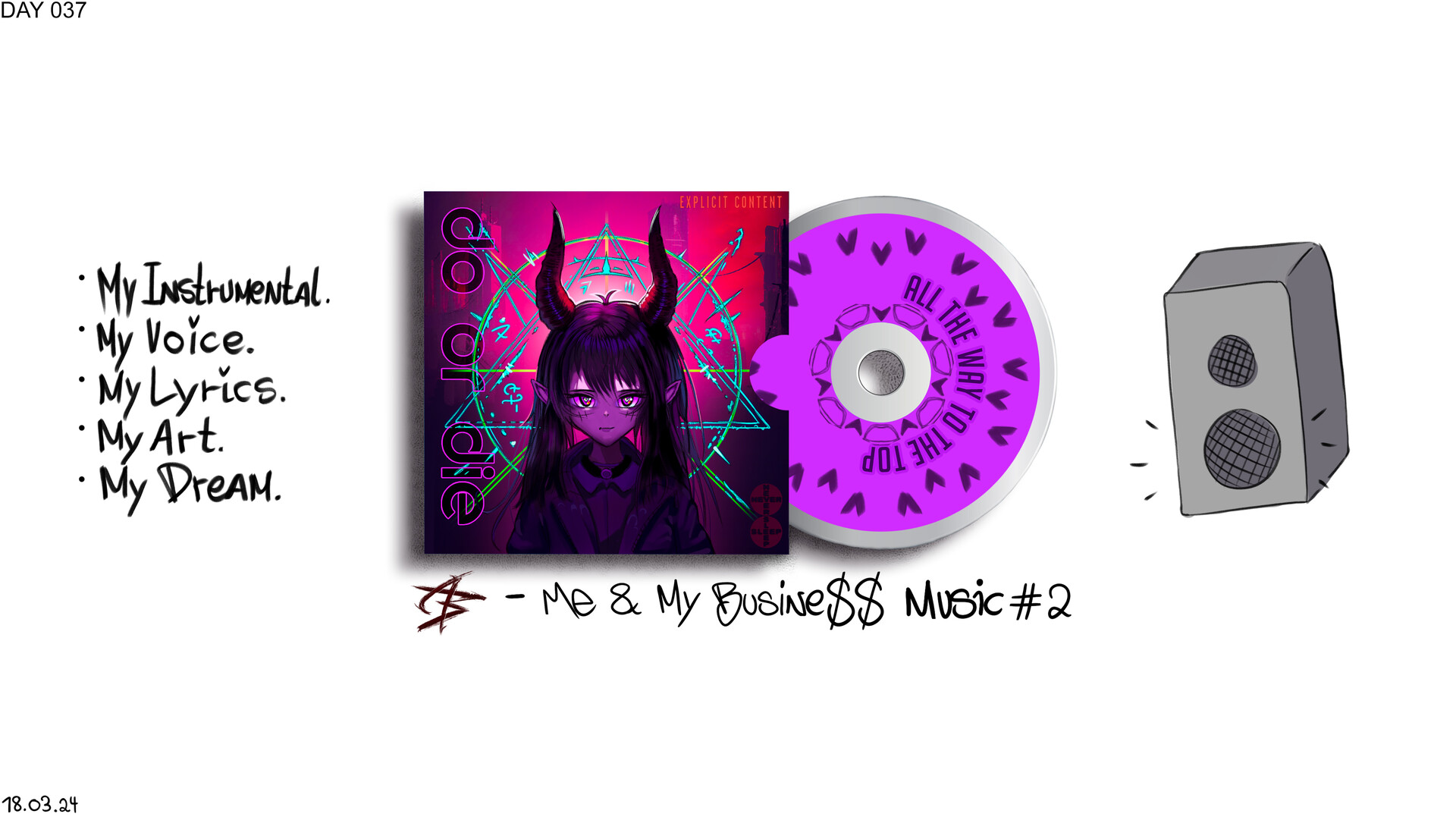 zxc73 - 73' "I Drew Every Day for 100 DAYS! DAY37"