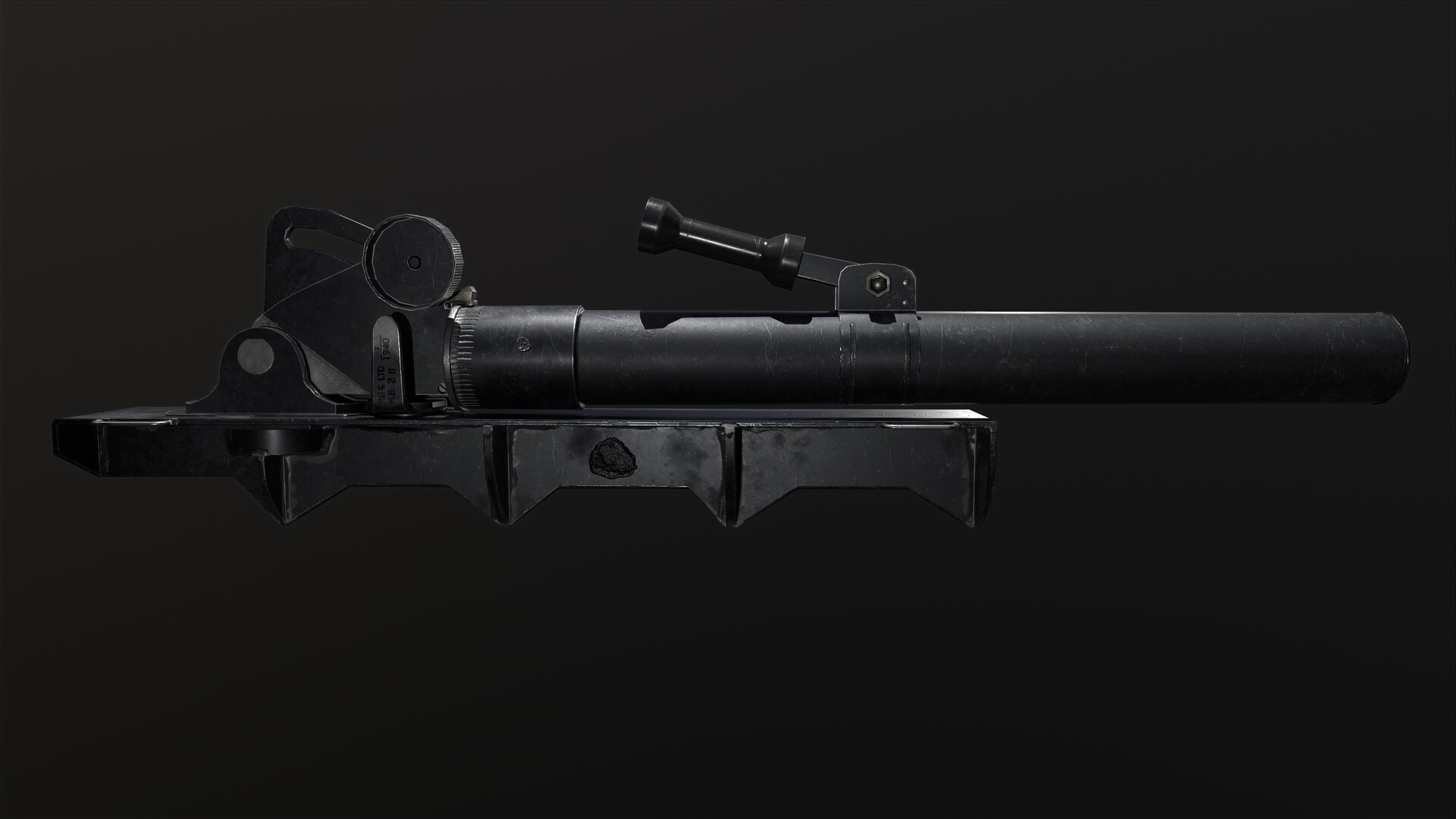 ArtStation - British Two-inch mortar Mk II