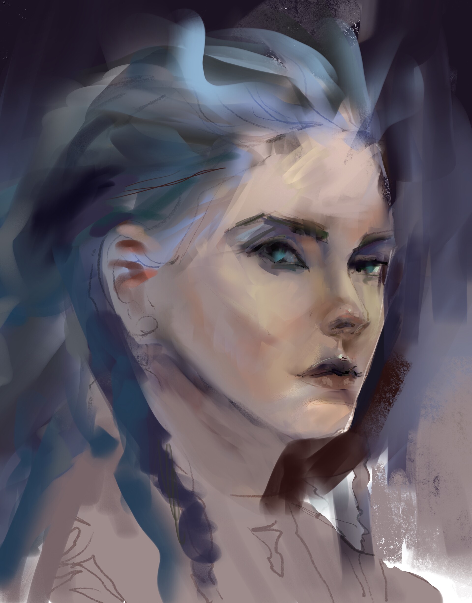 ArtStation - Quick face concept