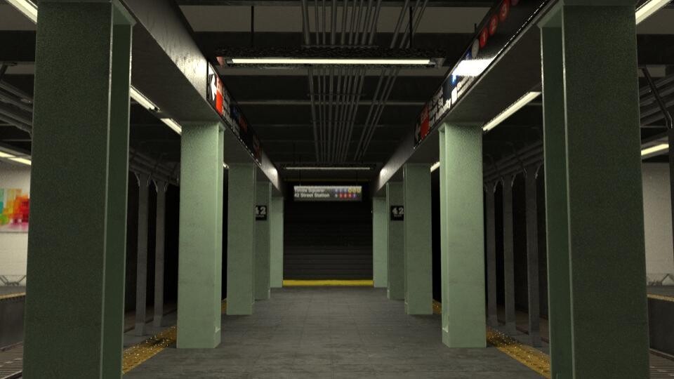 ArtStation - Realistic Subway Project